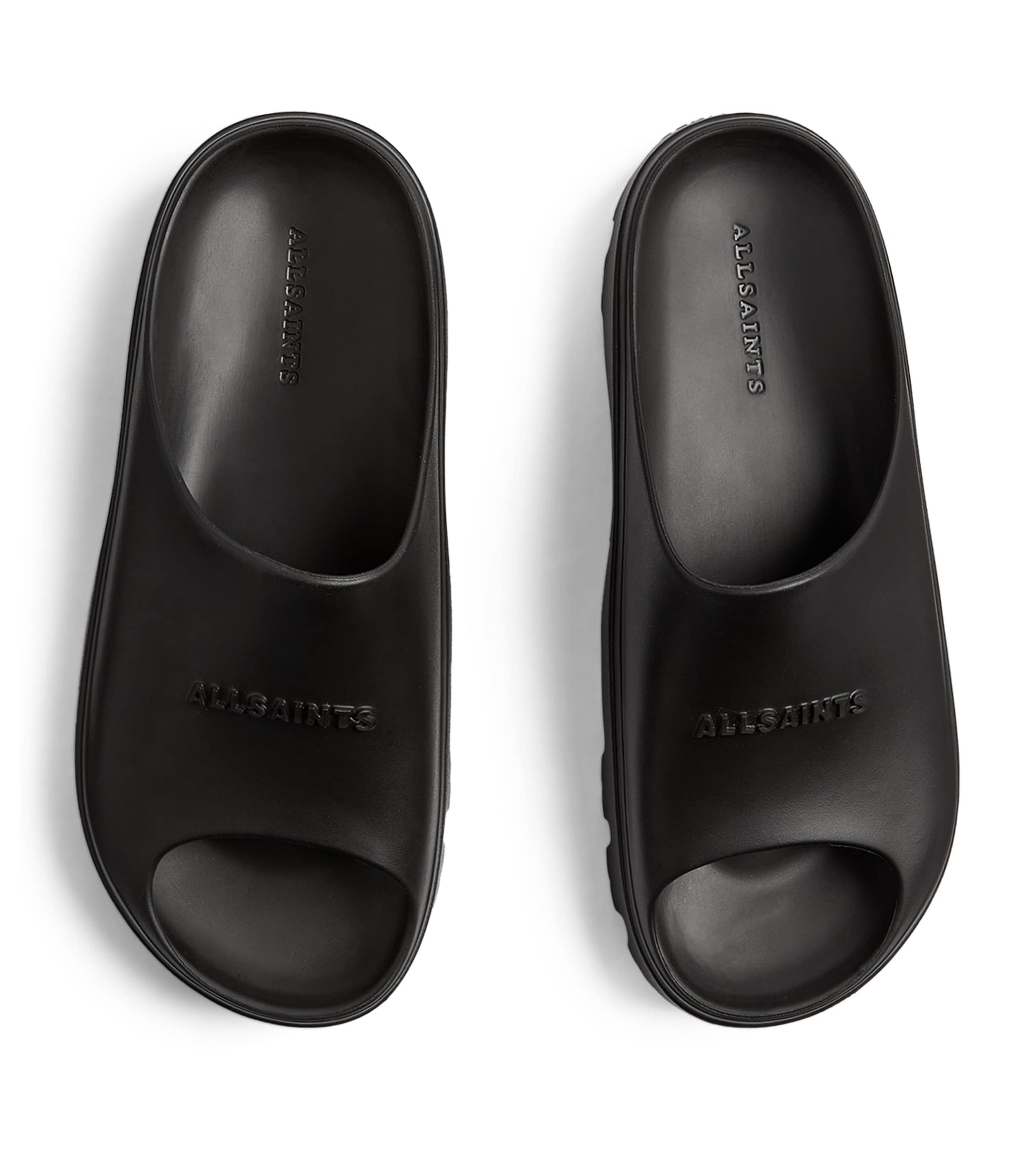 AllSaints Eclipse Flatform Slides | Harrods UK