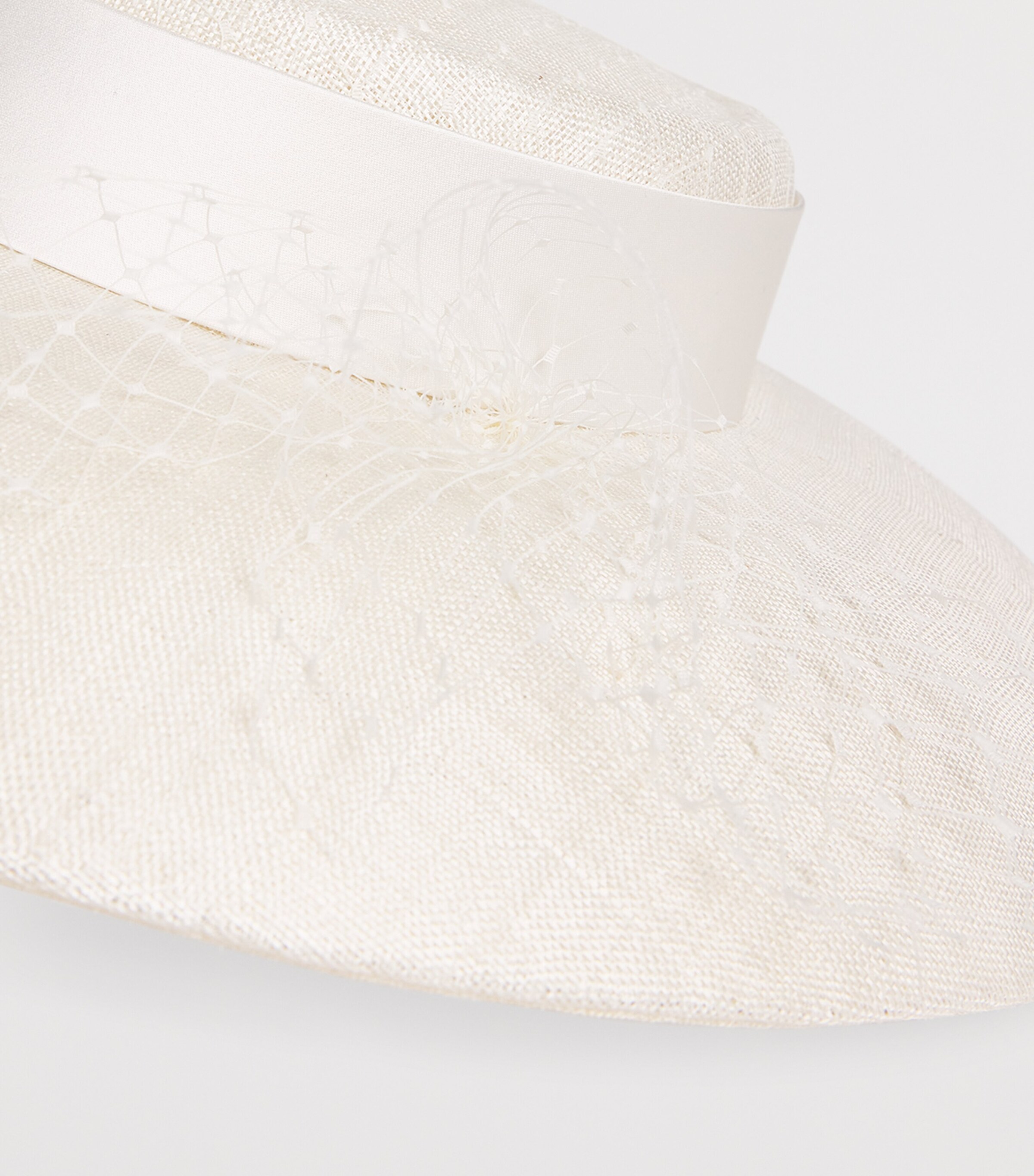 EMILY-LONDON White Deconstructed-Veil Hat | Harrods UK