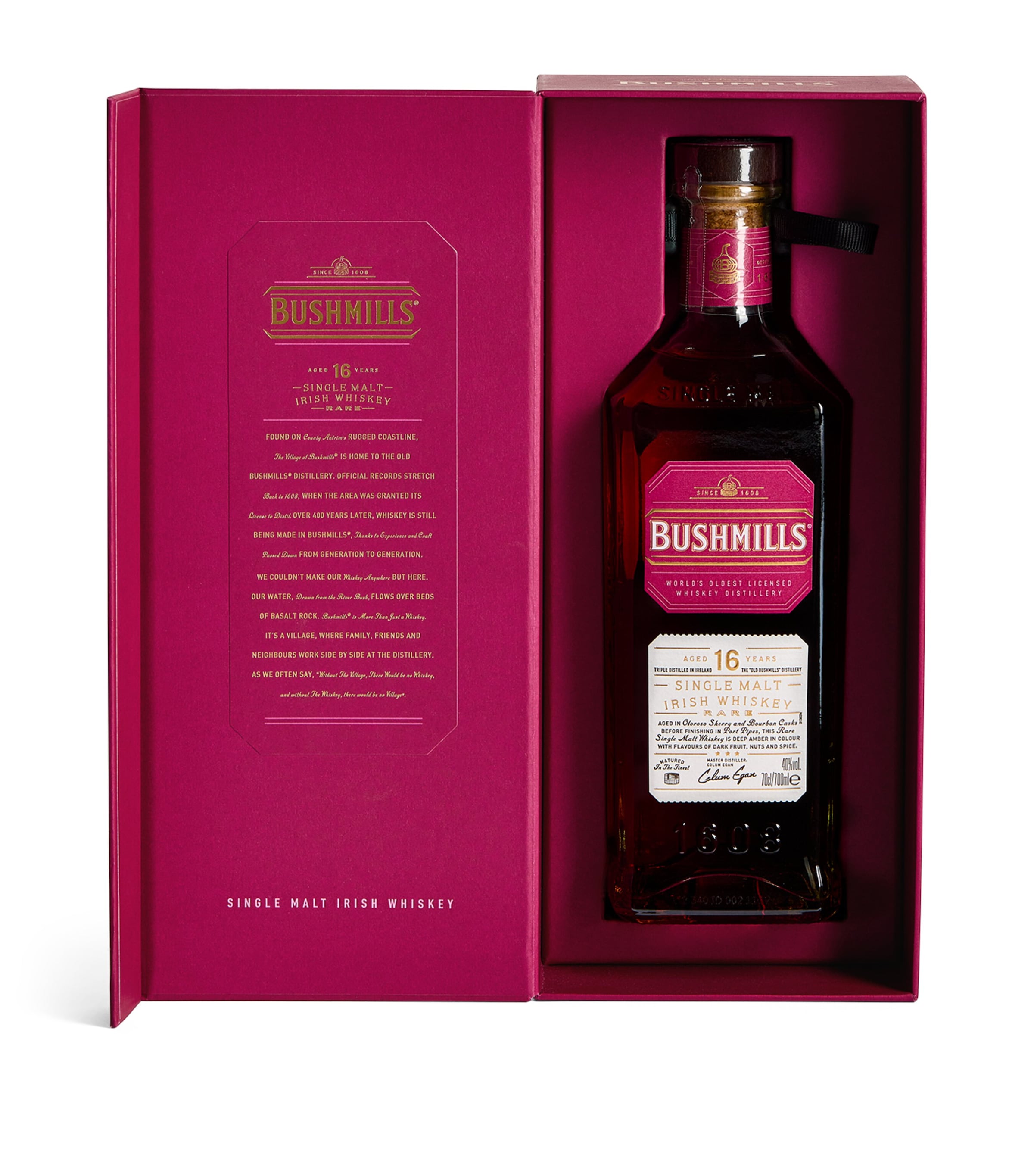 Bushmills 16-Year-Old Single Malt Irish Whisky (70cl) | Harrods US