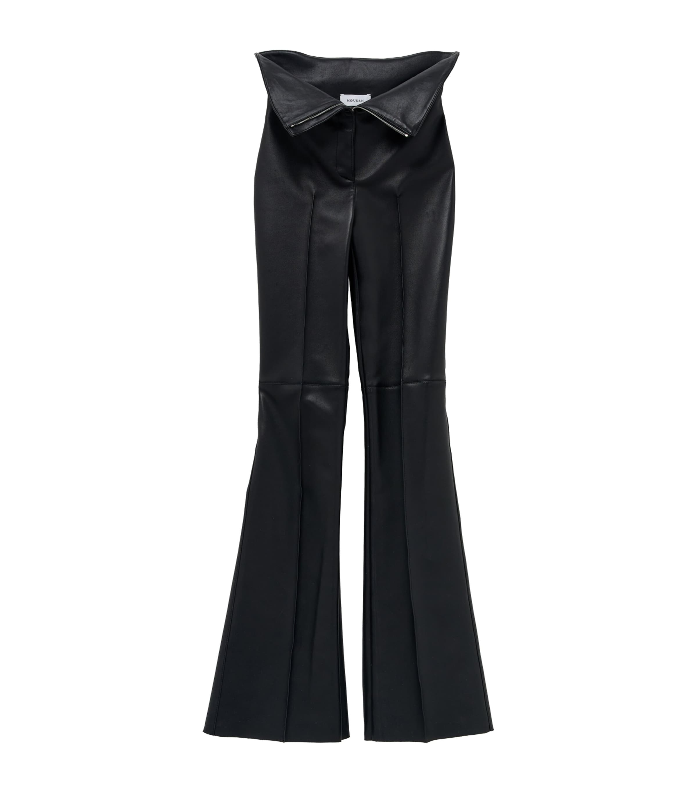 Designer leather trousers store