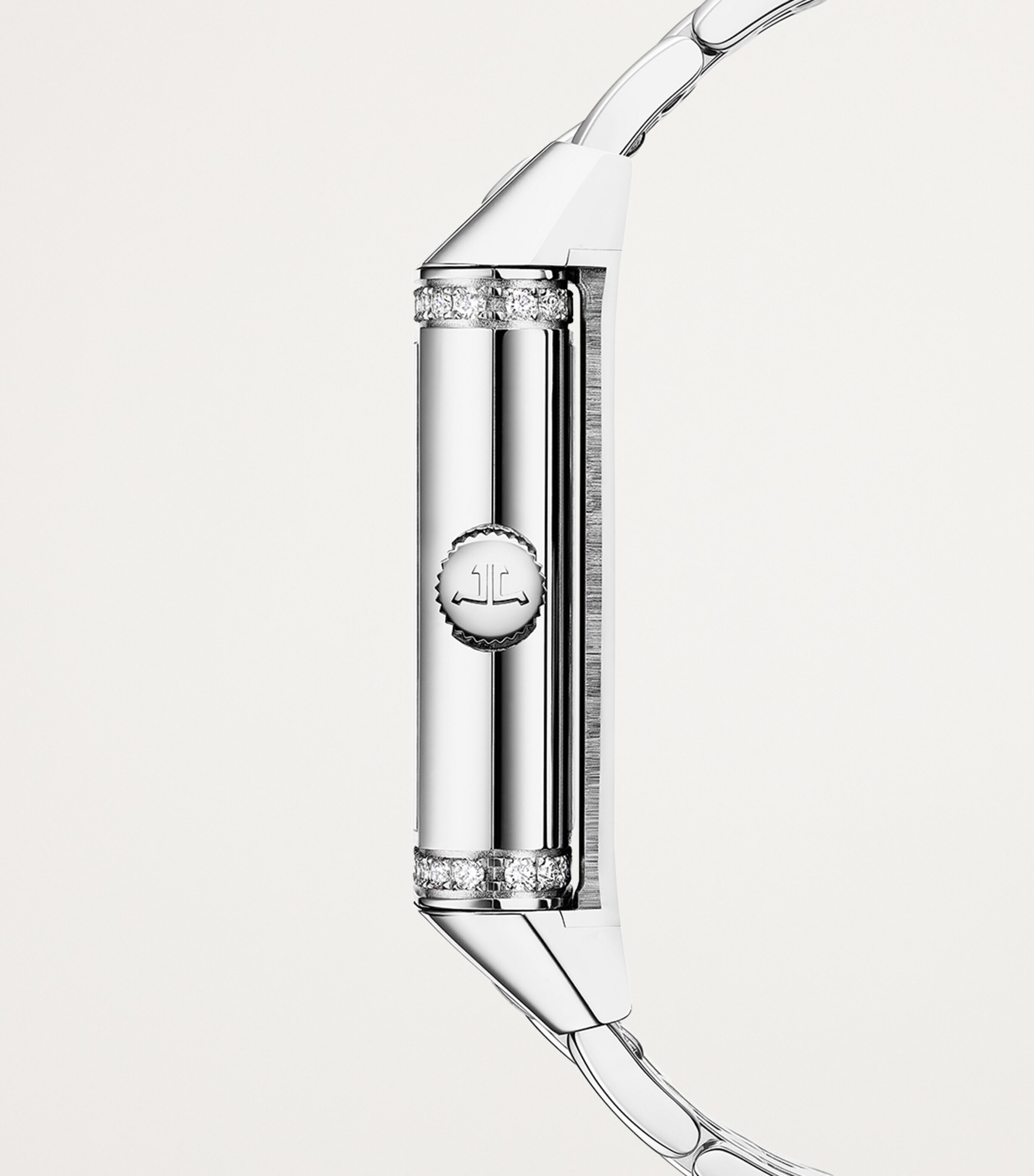 Jaeger-LeCoultre Stainless Steel and Diamond Reverso One Duetto Watch ...