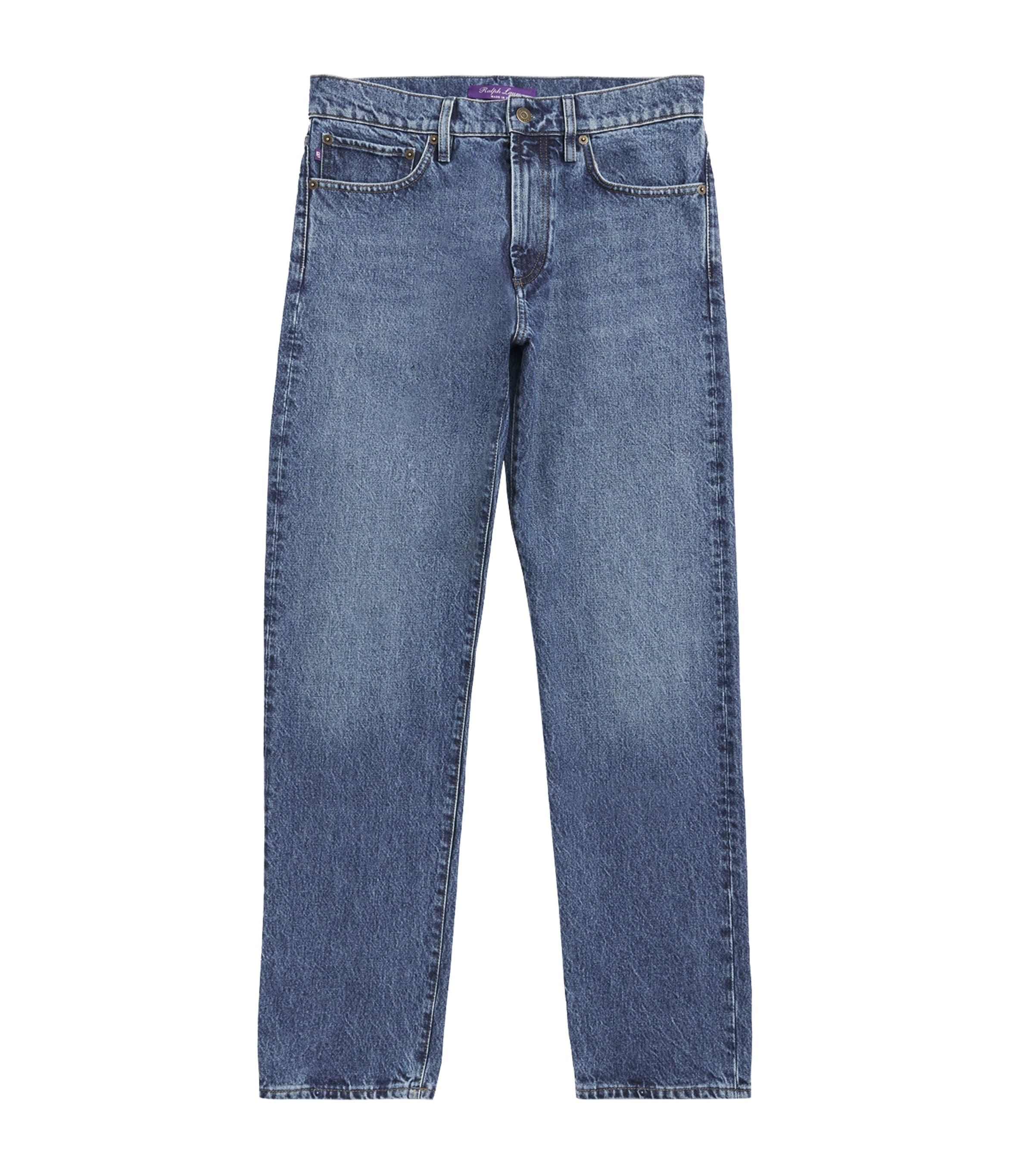 Ralph Lauren Purple Label Navy Straight Jeans | Harrods HK