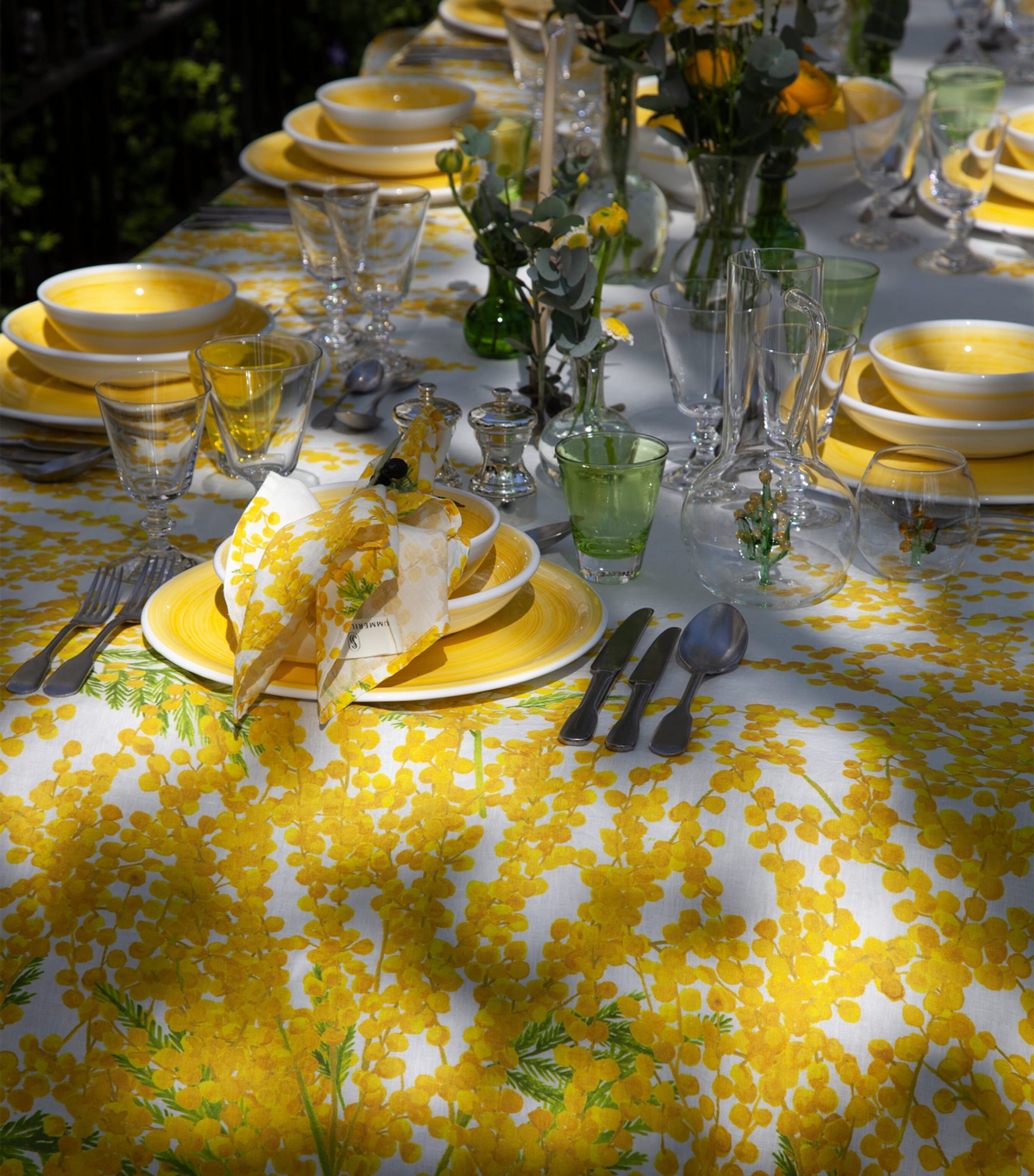 Summerill & Bishop Linen Mimosa Napkin (50cm x 50cm) | Harrods US