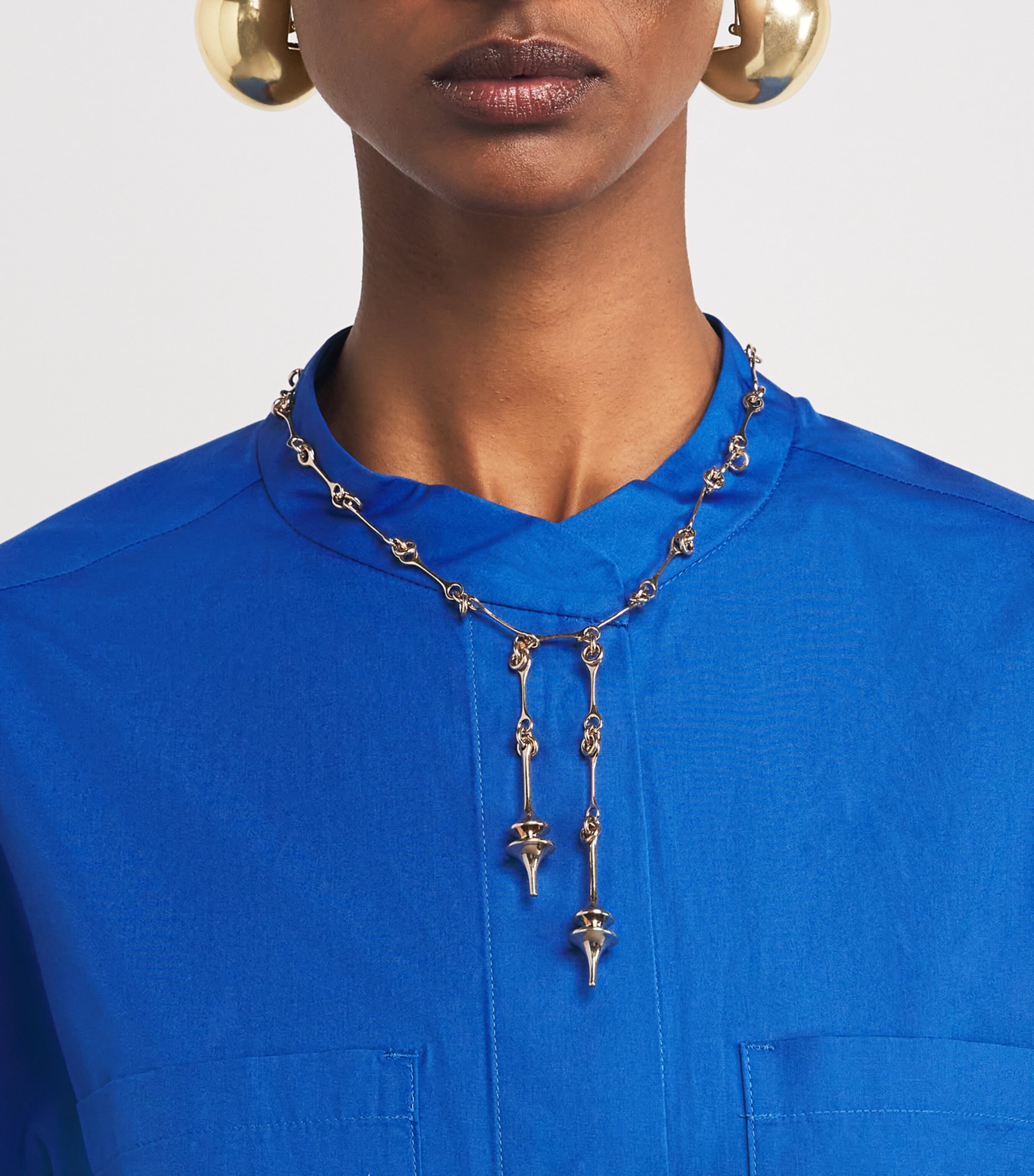 Max Mara Logo Teardrop Earrings | Harrods US