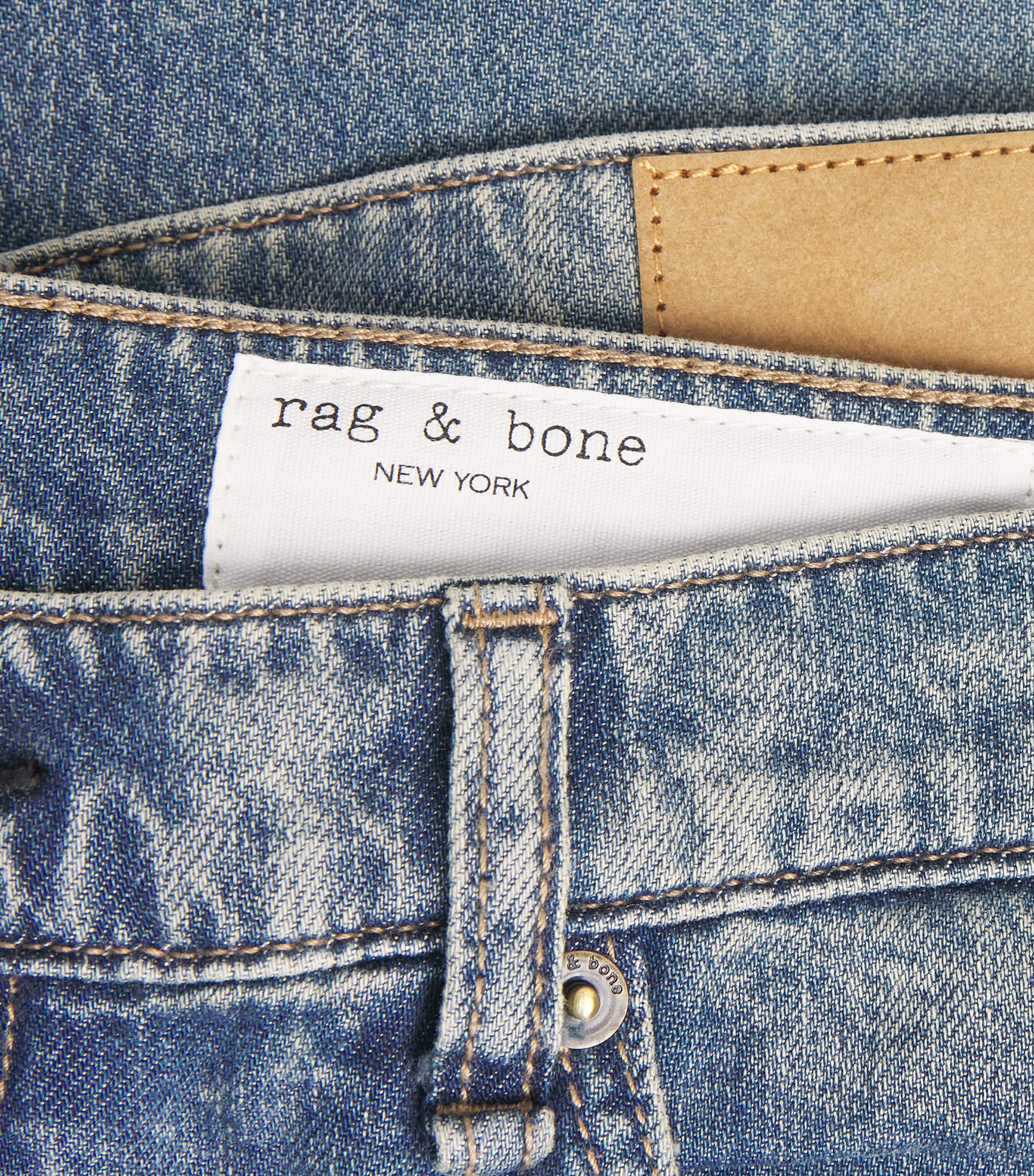 Rag & Bone Blue Andi High-Rise Wide-Leg Jeans | Harrods DE