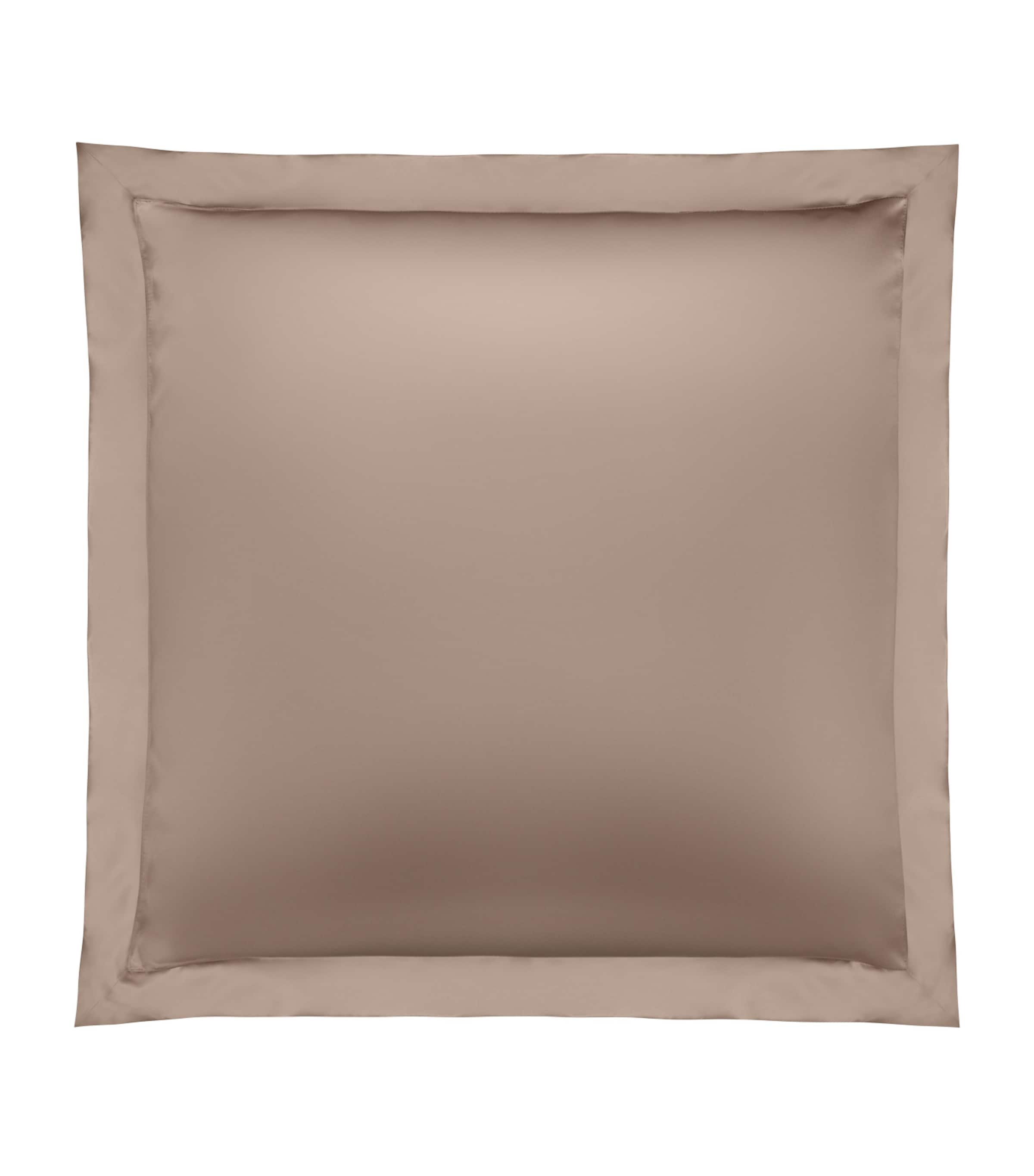 Gingerlily Silk Mocha Square Pillowcase (65cm x 65cm) | Harrods UK
