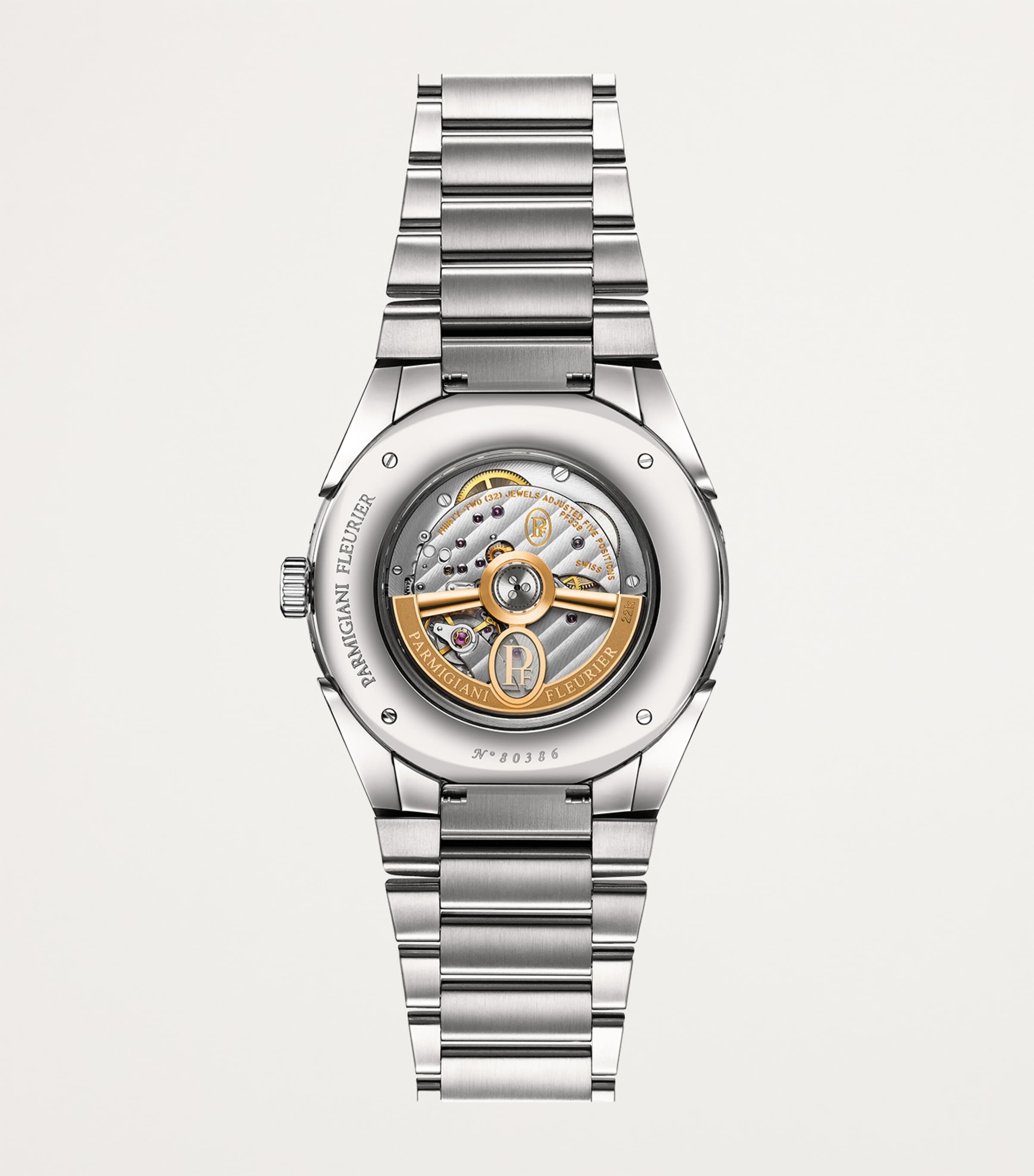 Parmigiani Fleurier Stainless Steel Tonda PF Gregorian Annual Calendar ...