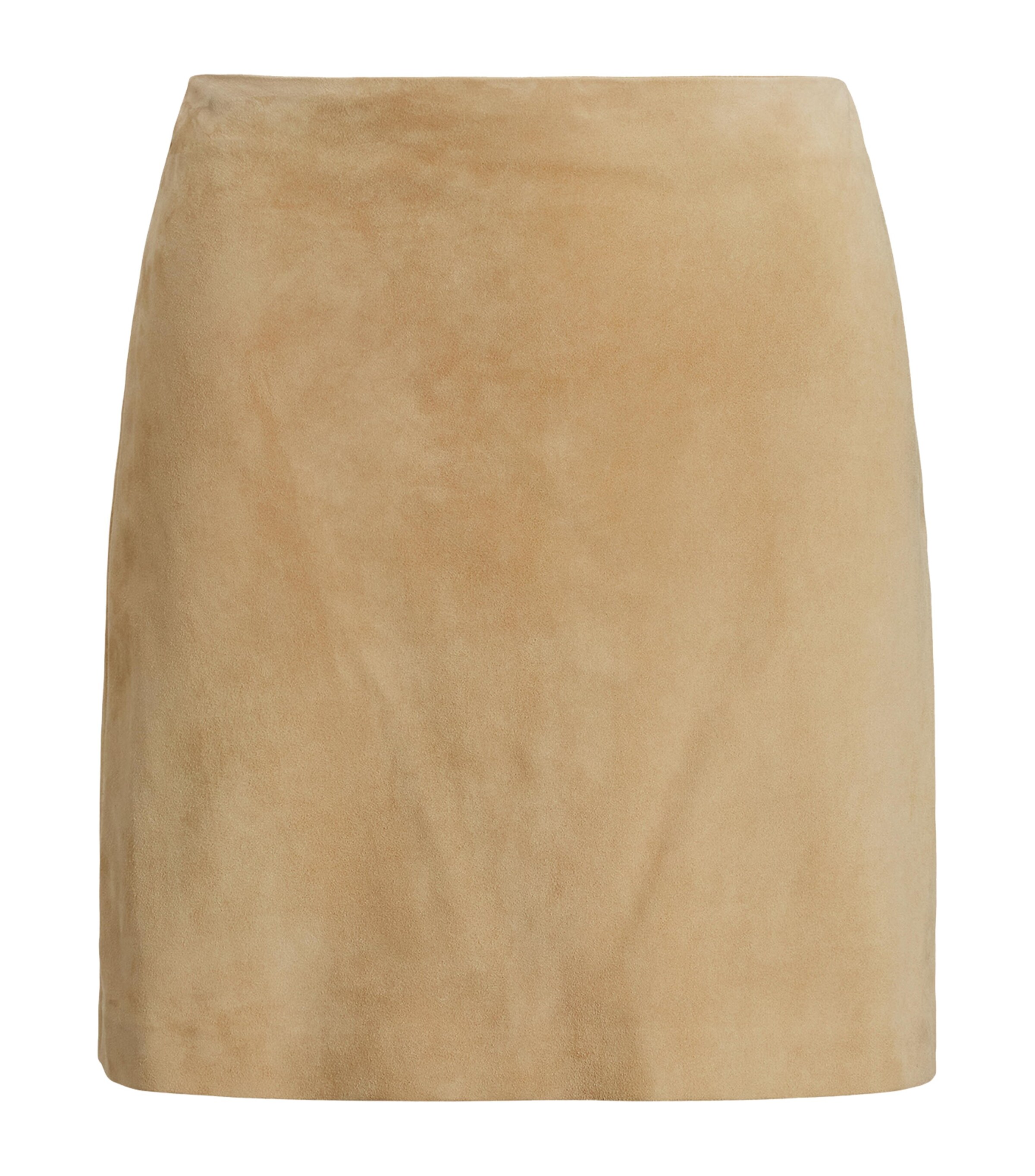 Ralph Lauren Collection Beige Suede Carreen Mini Skirt | Harrods US