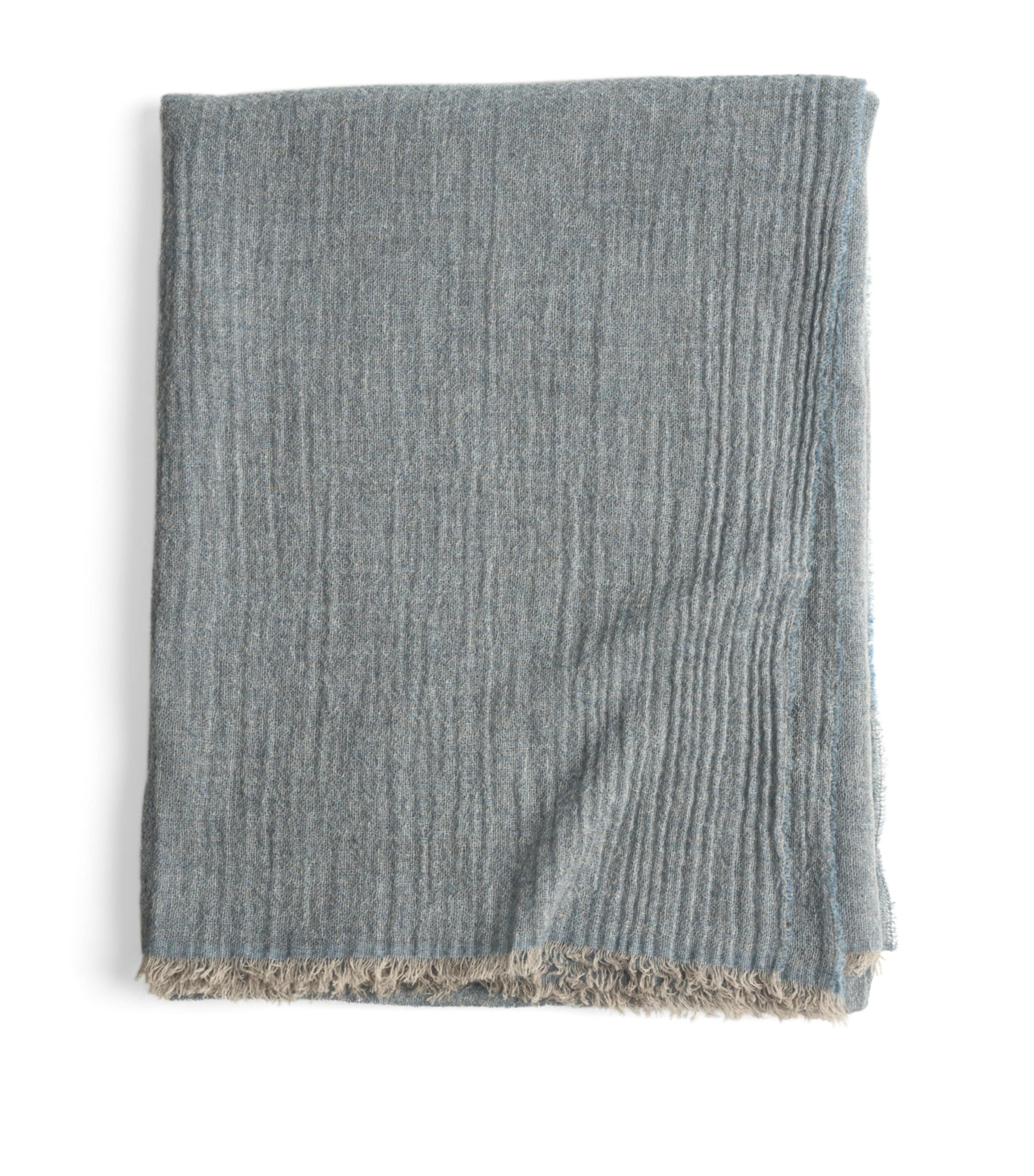 Oyuna Cashmere Woven Esra Throw (200cm x 140cm) | Harrods CN