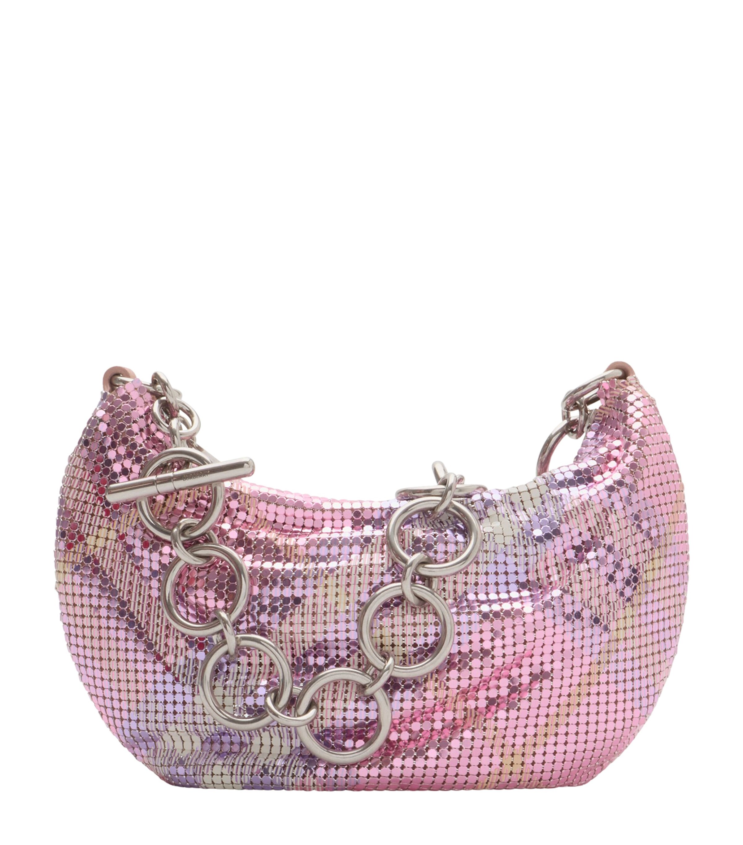 Burberry Pink Chainmail Shoulder Bag | Harrods DE