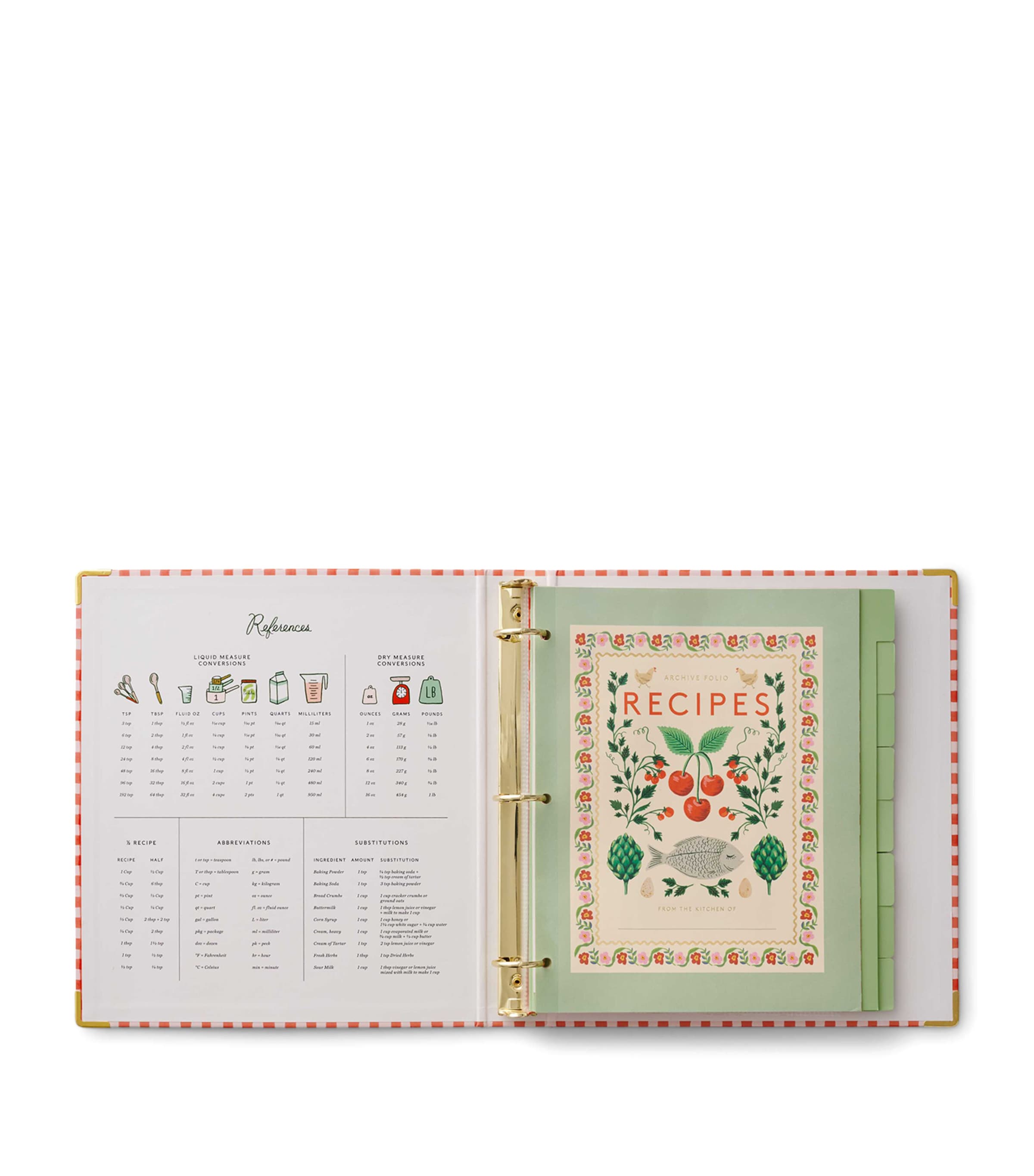Rifle Paper Co. Cherry Farm Recipe Binder | Harrods ZA