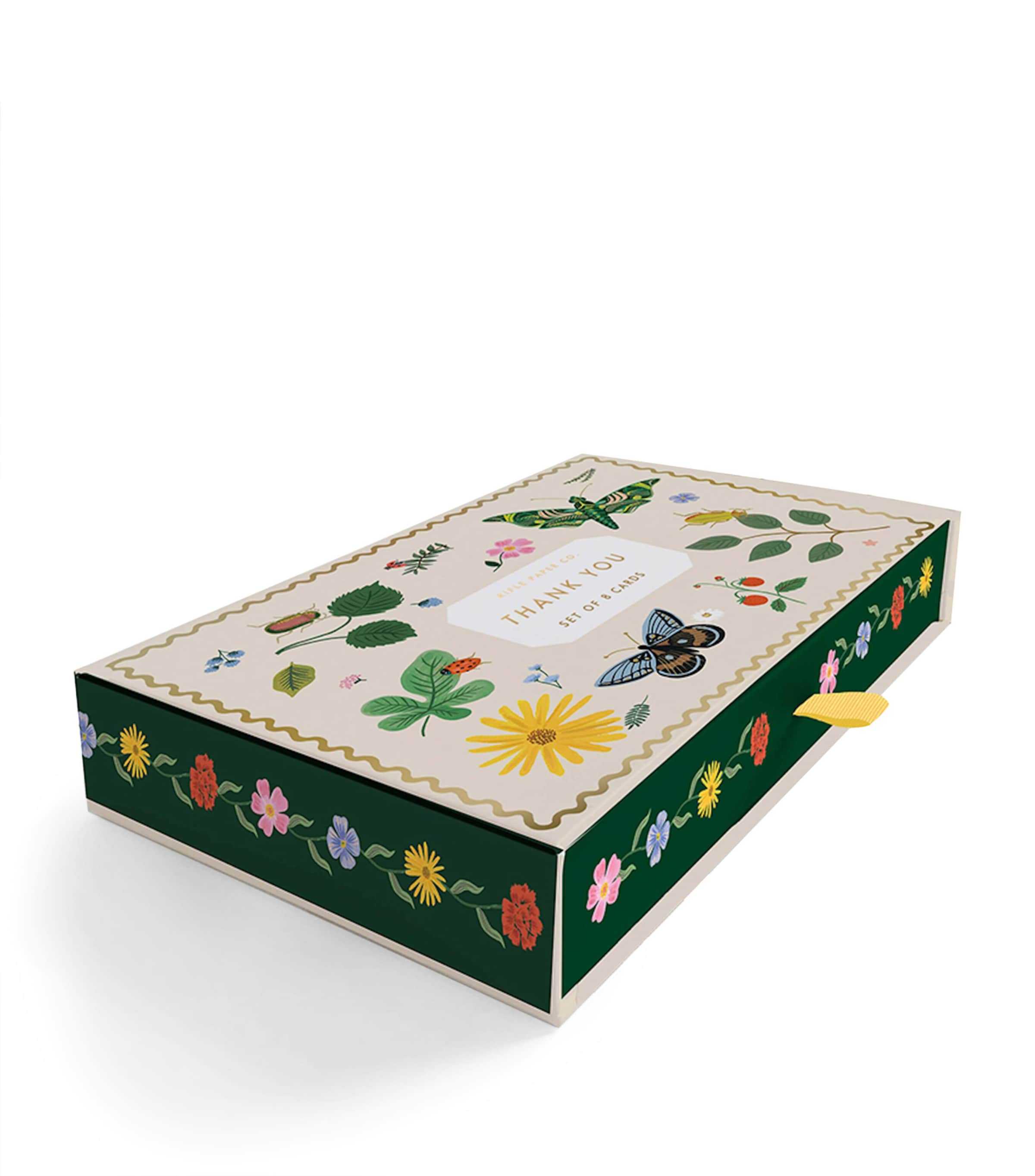 Rifle Paper Co. Curio Thank You Keepsake Card Box (Set of 4) | Harrods UK