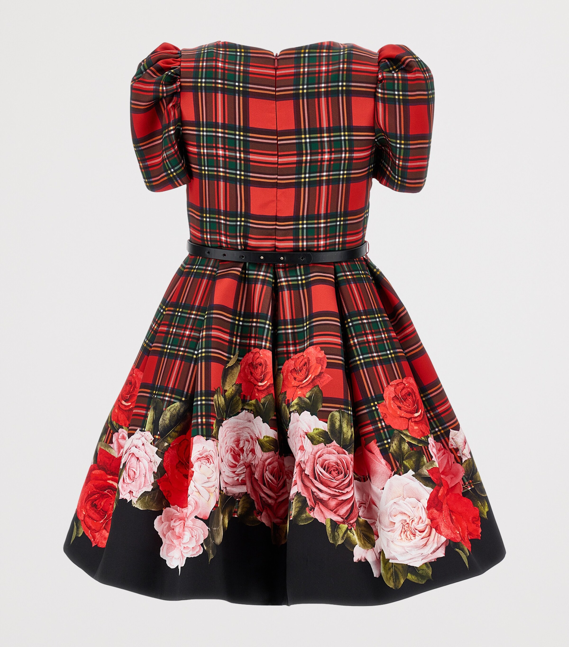 Monnalisa Multi Belted Rose Print Dress (2-12 Years) | Harrods QA