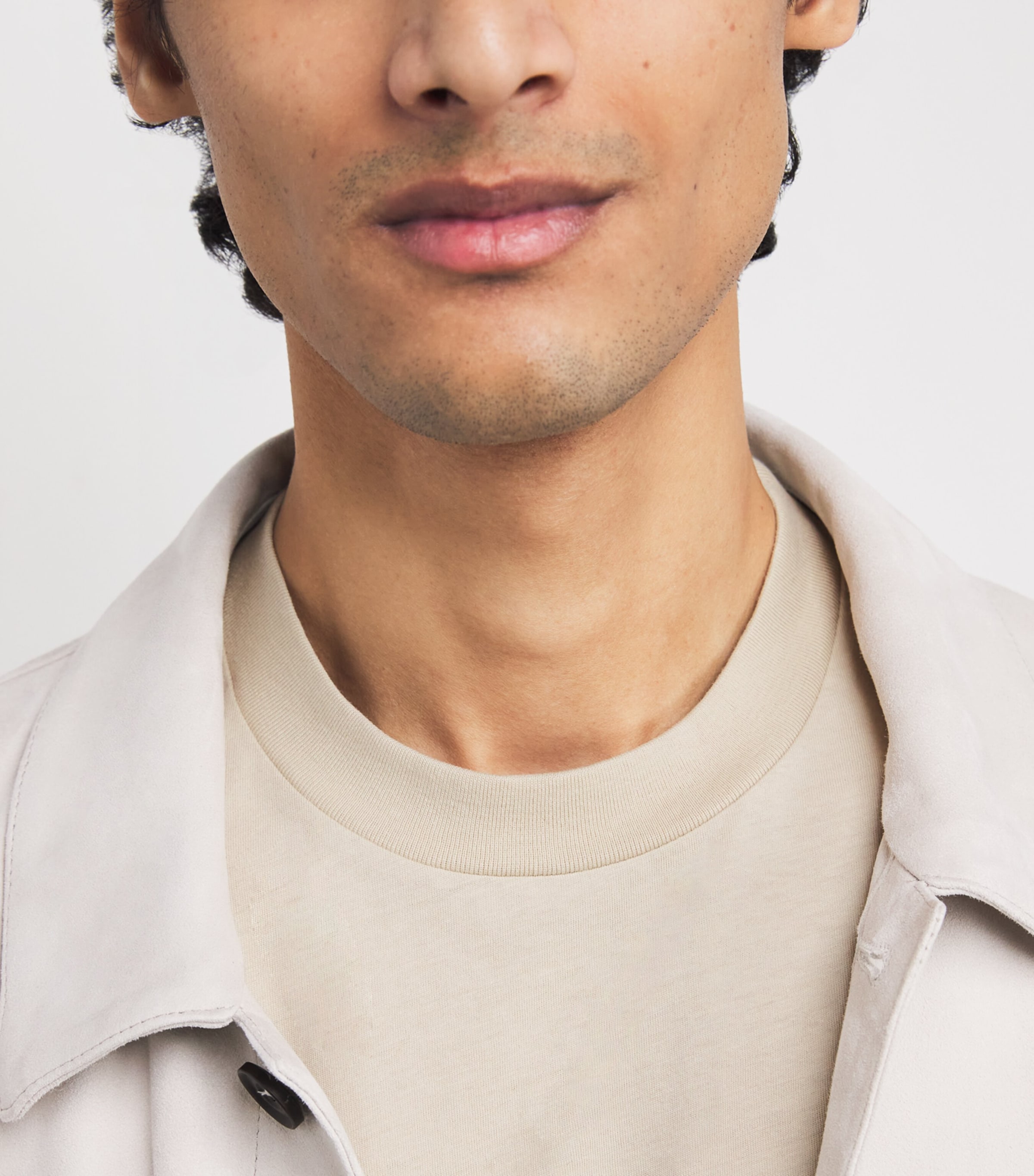 JACOB COHËN Beige Cotton Crew-Neck T-Shirt | Harrods US