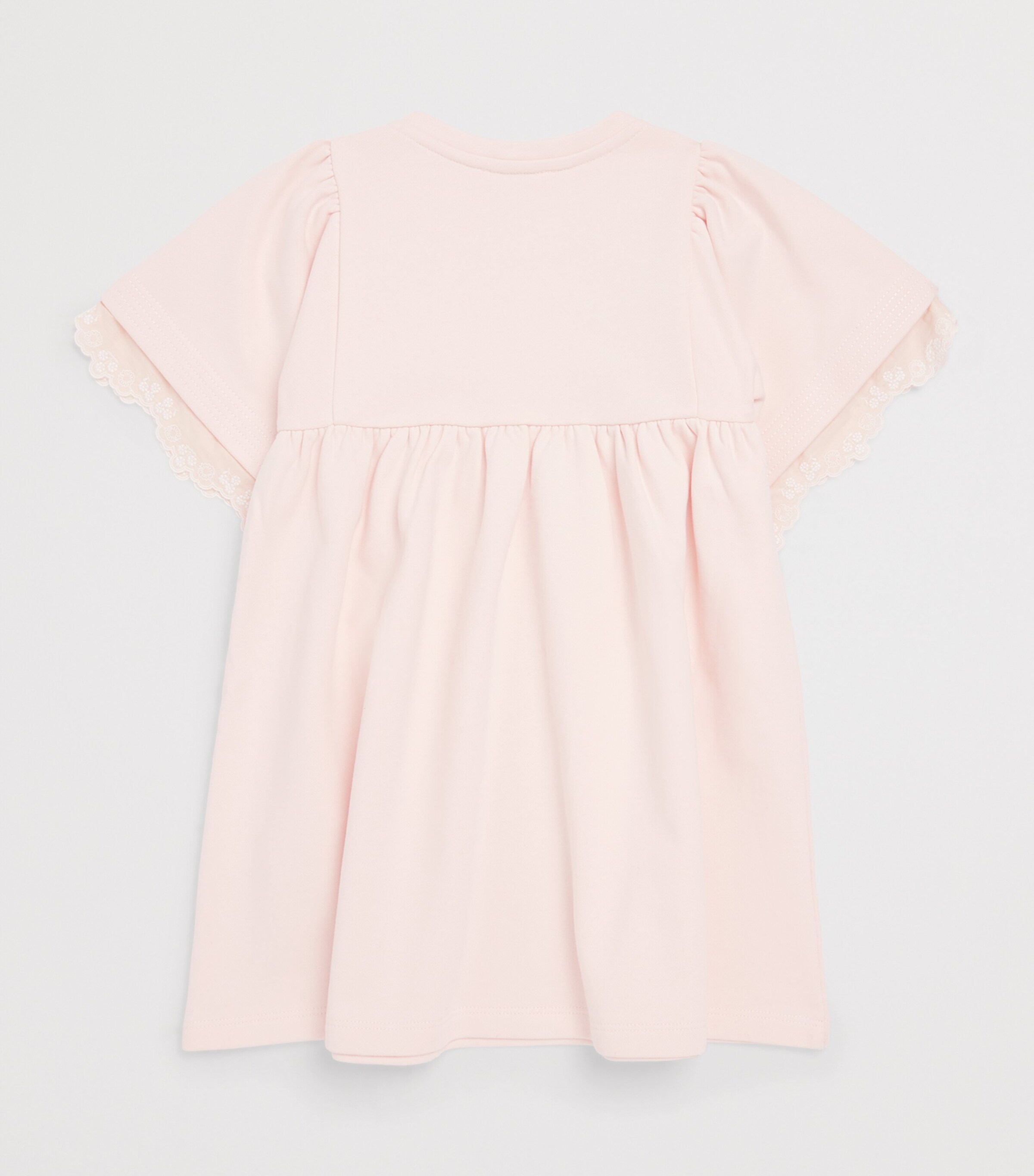 Chloé Kids Pink Cotton Logo Dress (6-12 Years) | Harrods US