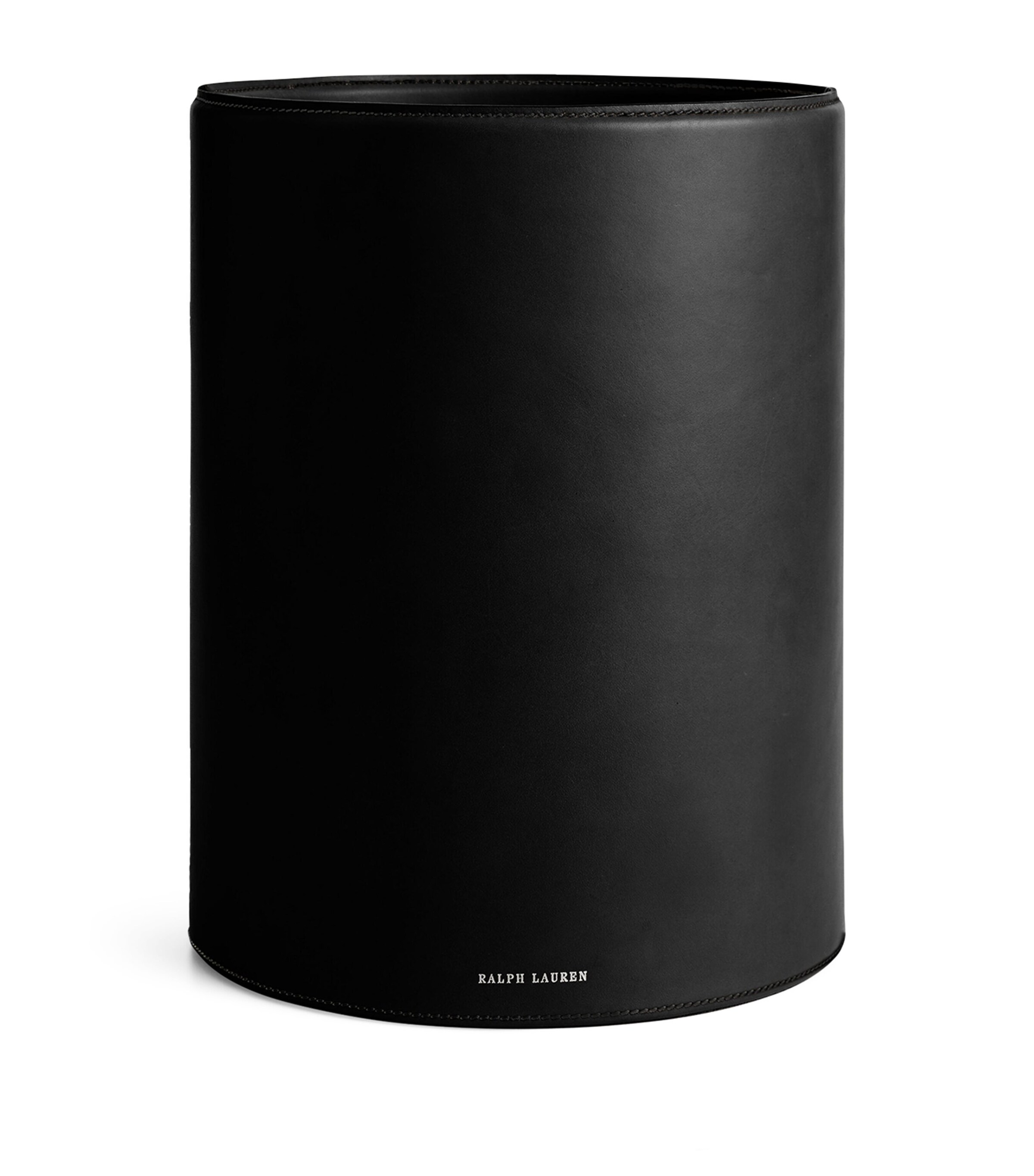 Ralph Lauren Home Leather Brennan Waste Bin | Harrods US
