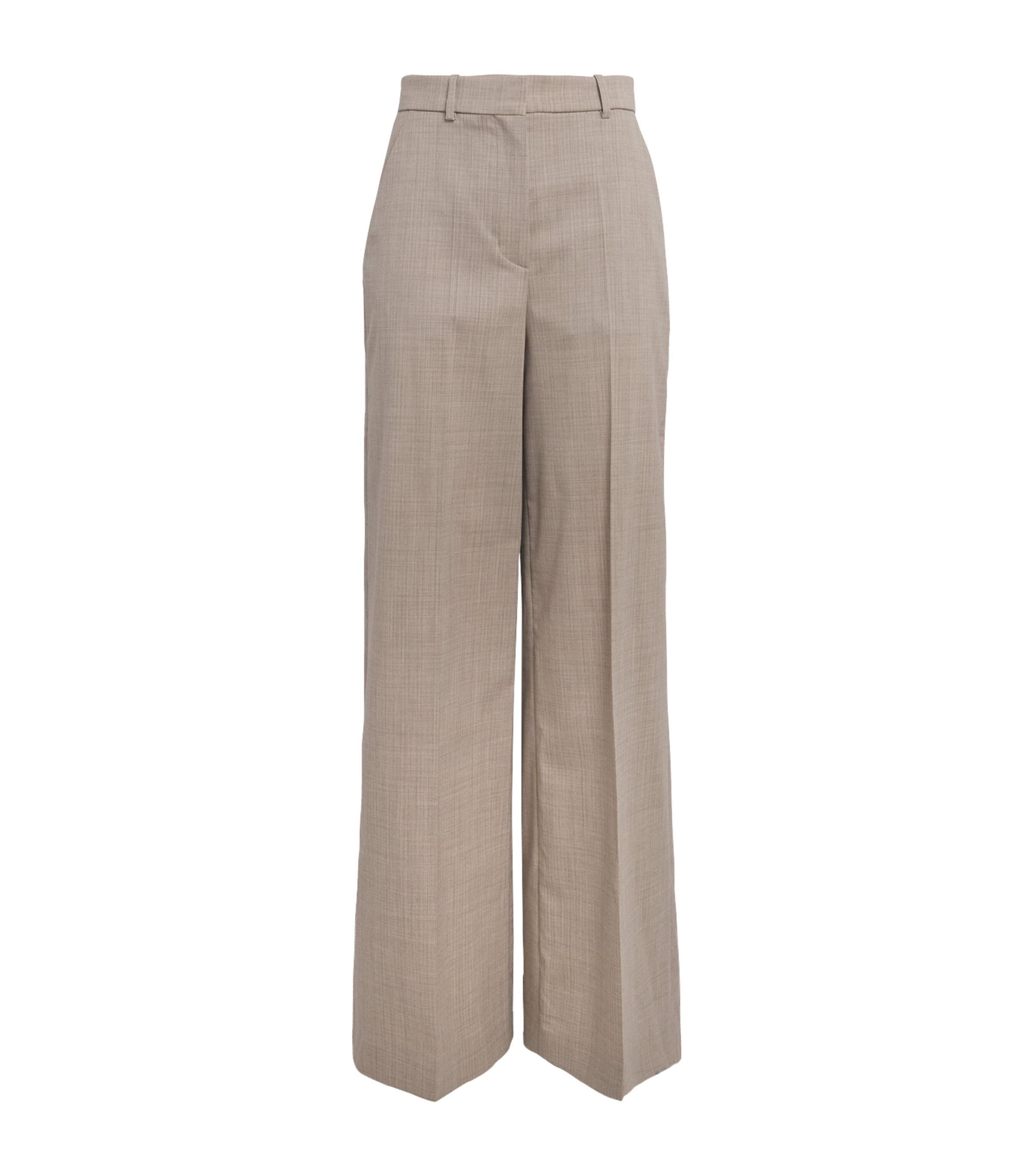 Joseph Beige Stretch-Virgin Wool Alana Trousers | Harrods AU