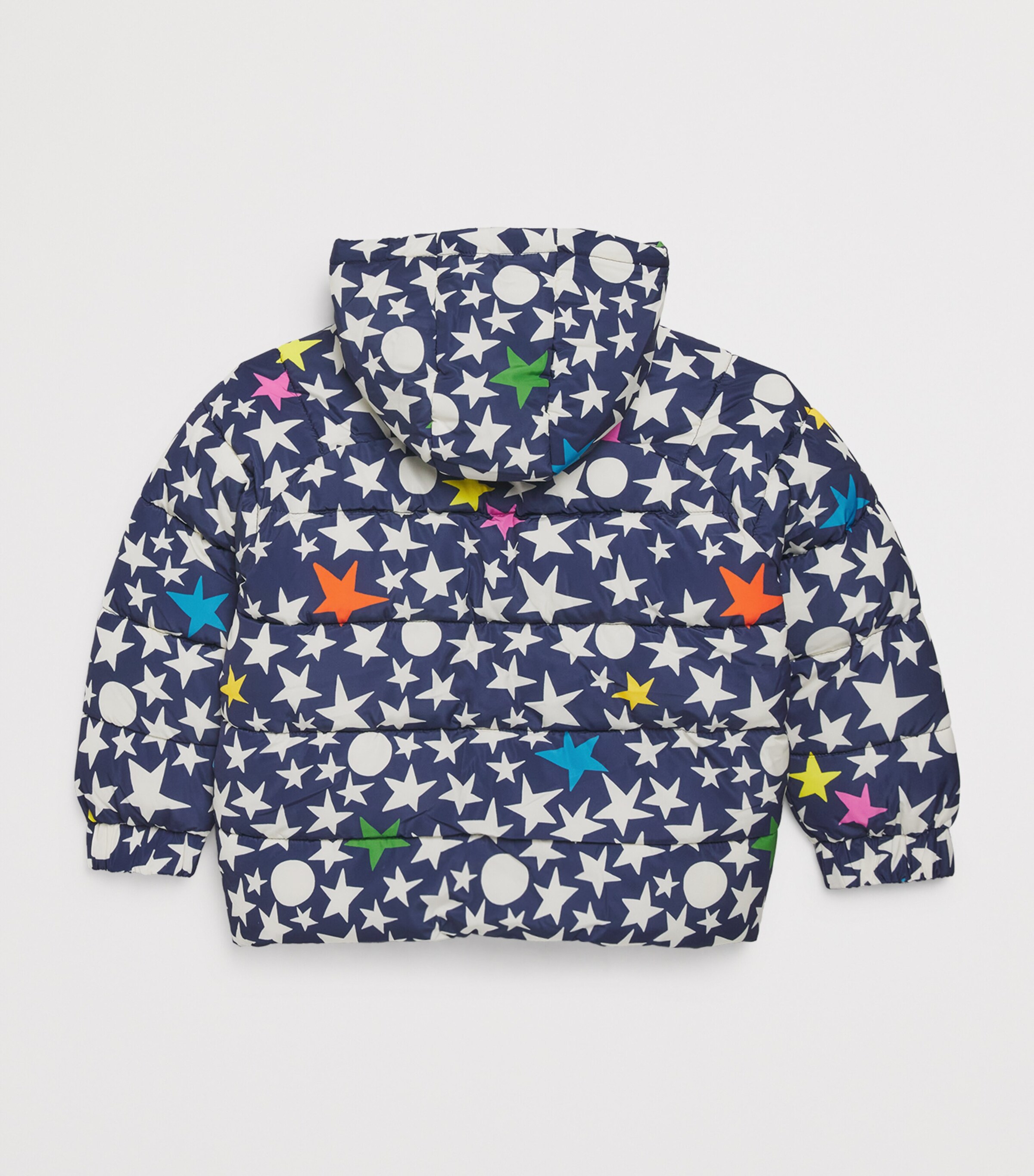 Stella McCartney Kids Navy Star Print Puffer Jacket (3-14+ Years ...