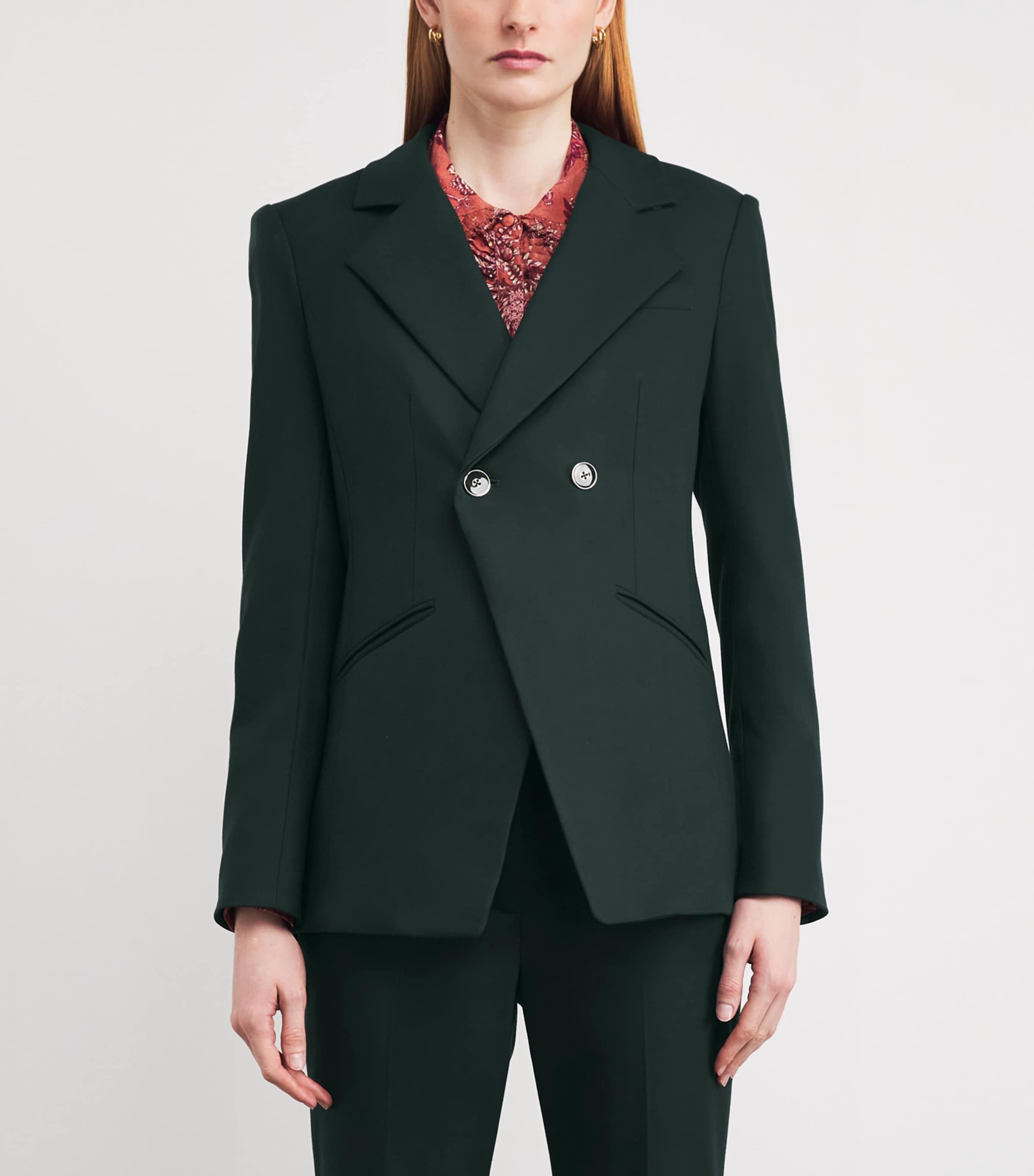 Veronica Beard Green Amos Dickey Jacket | Harrods JP