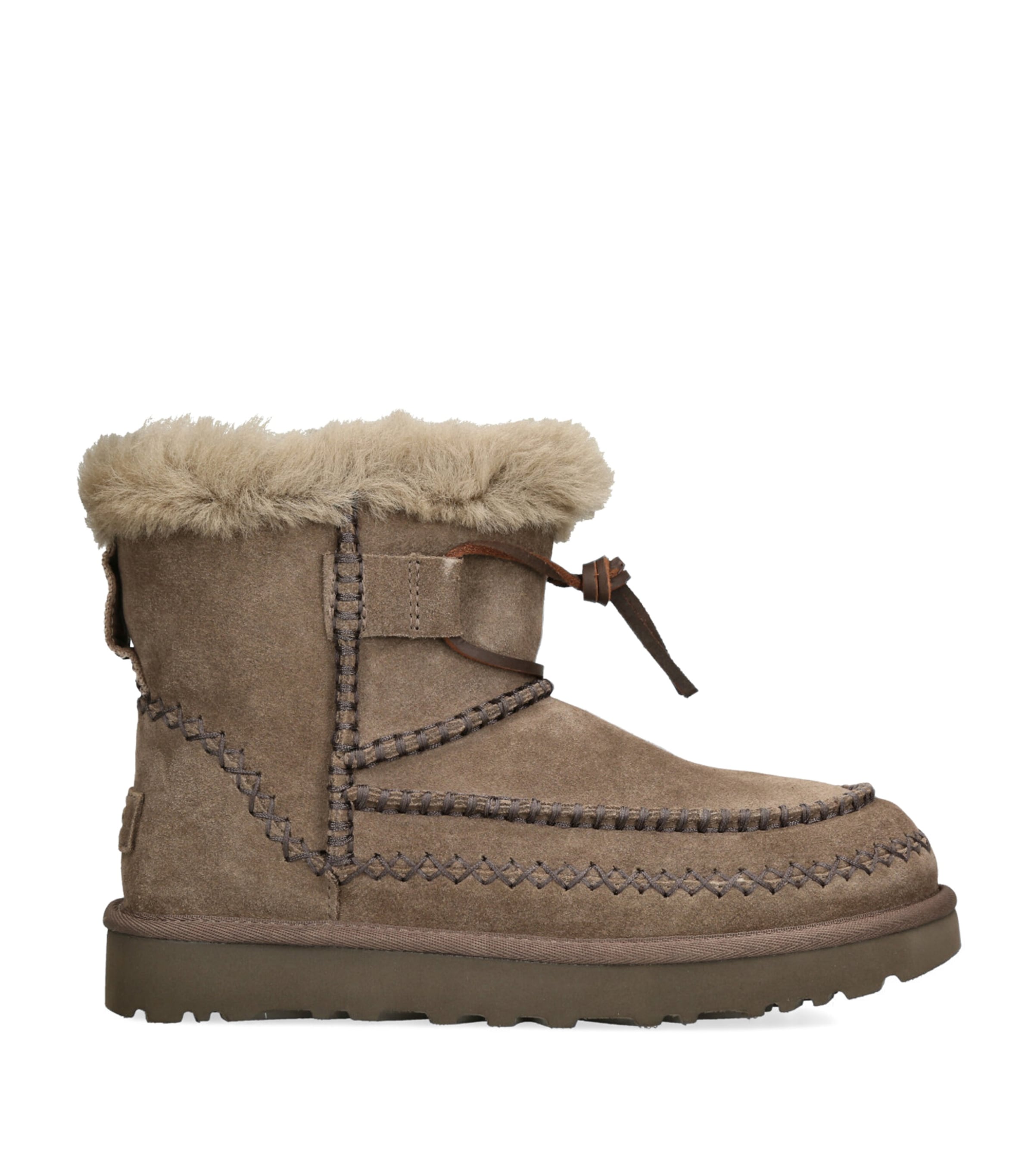 UGG Suede Classic Mini Alpine Boots Harrods UK