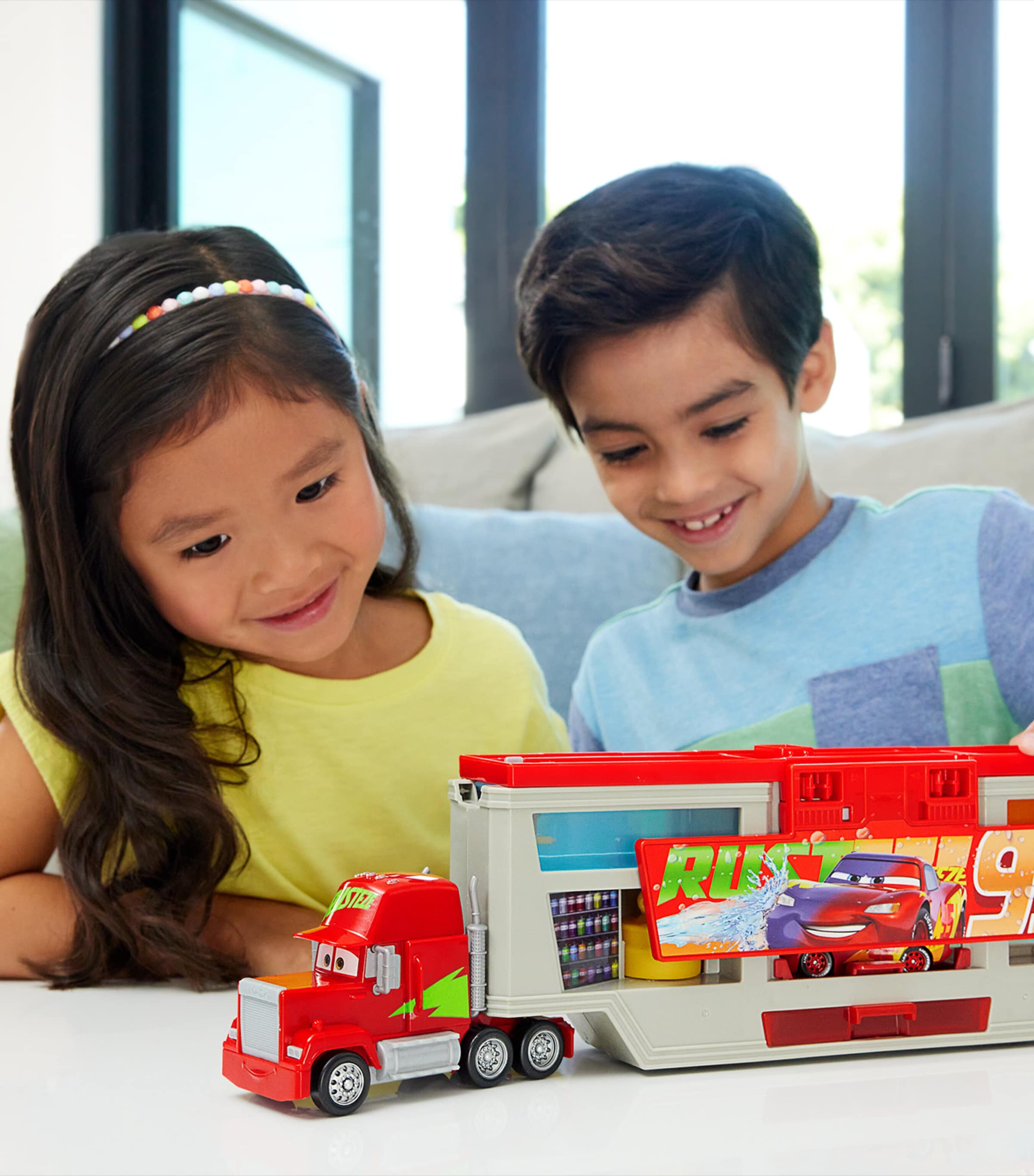Disney Multi Pixar Colour Changers Tune-up Mack Play Set | Harrods UK