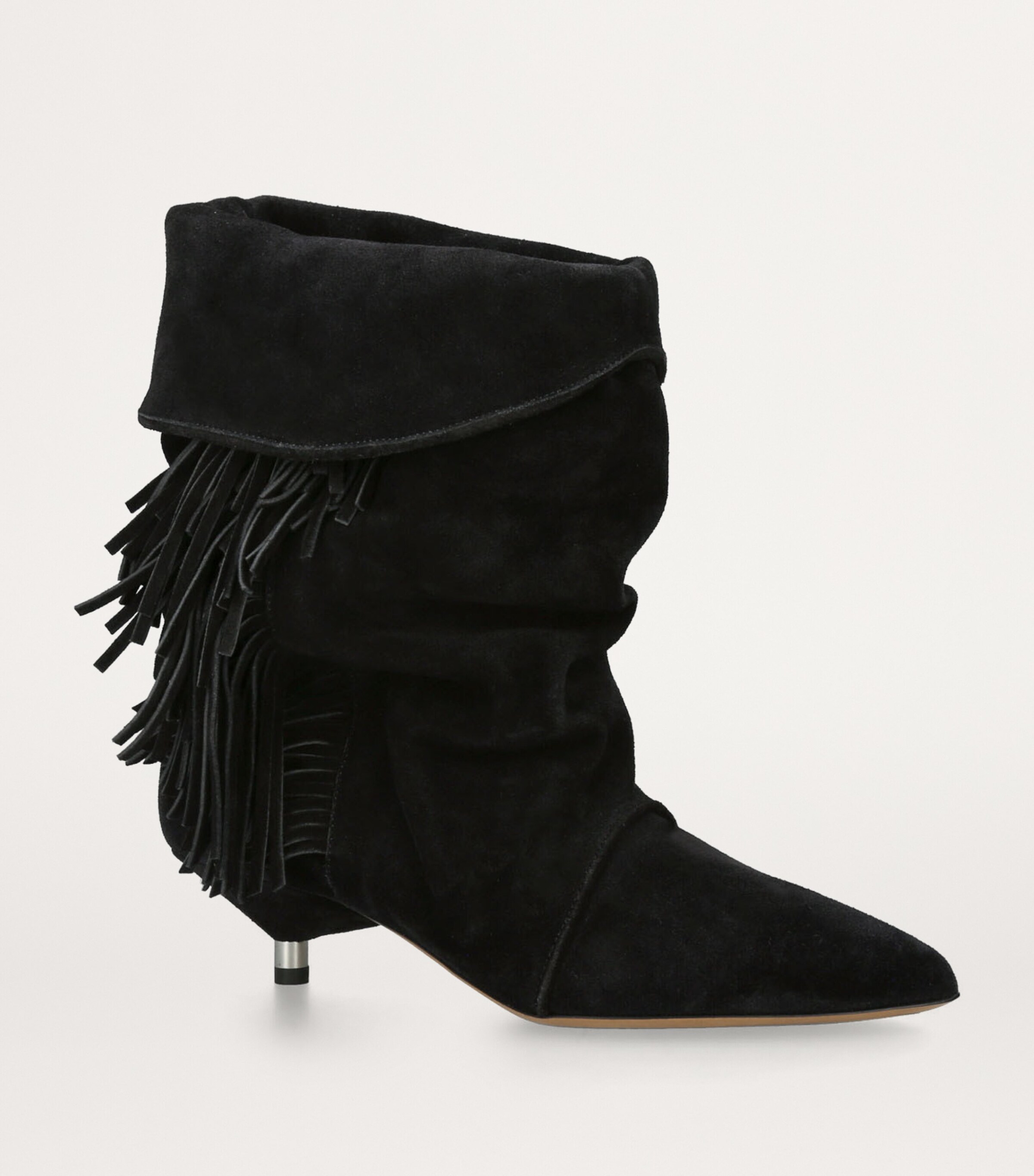 Isabel Marant Suede Edrik Fringes Ankle Boots 45 | Harrods HK