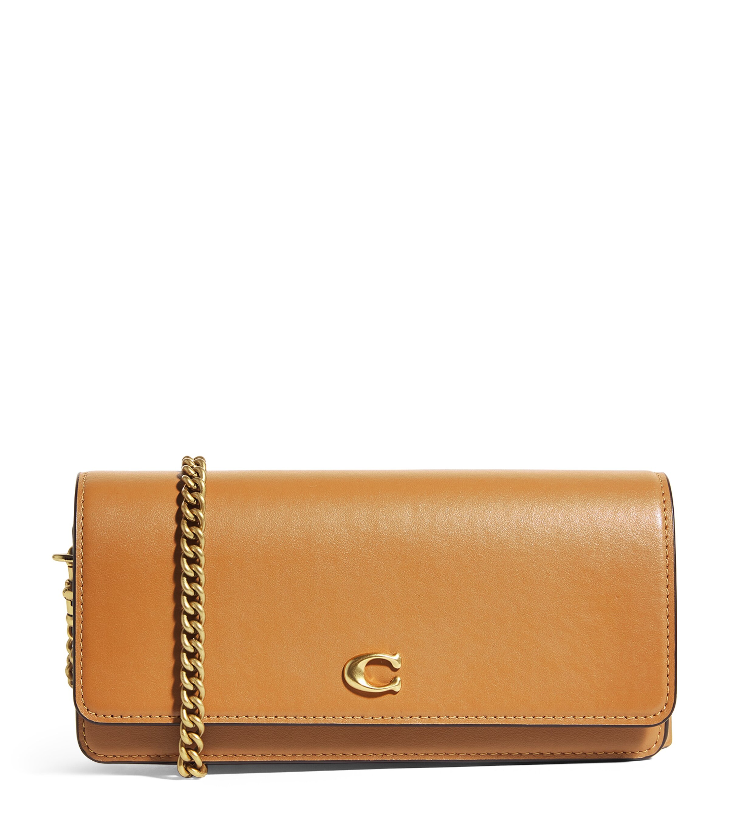 Coach Brown Leather Evie Long Wallet | Harrods US