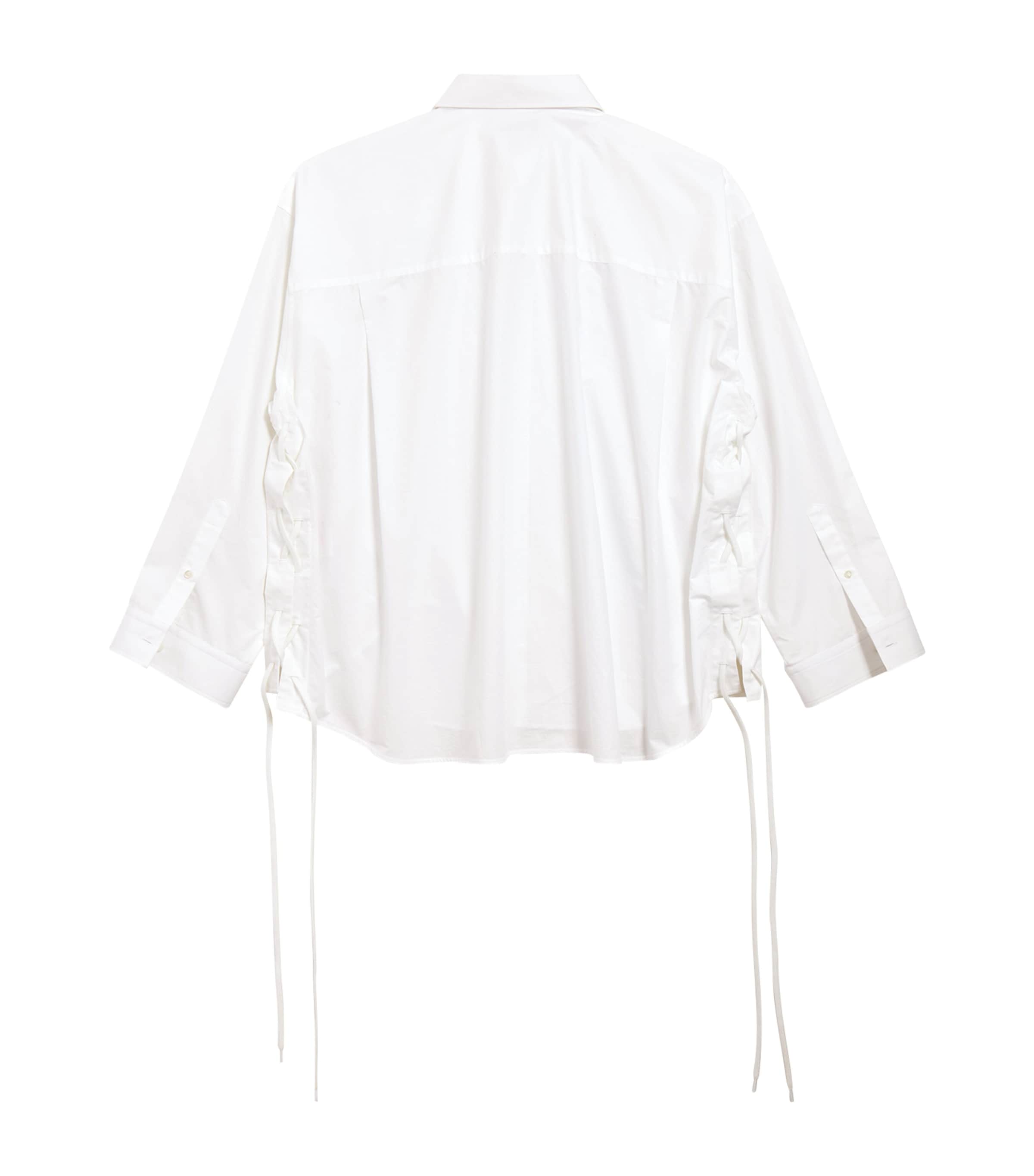 Balenciaga White Cotton Oversized Shirt | Harrods AU
