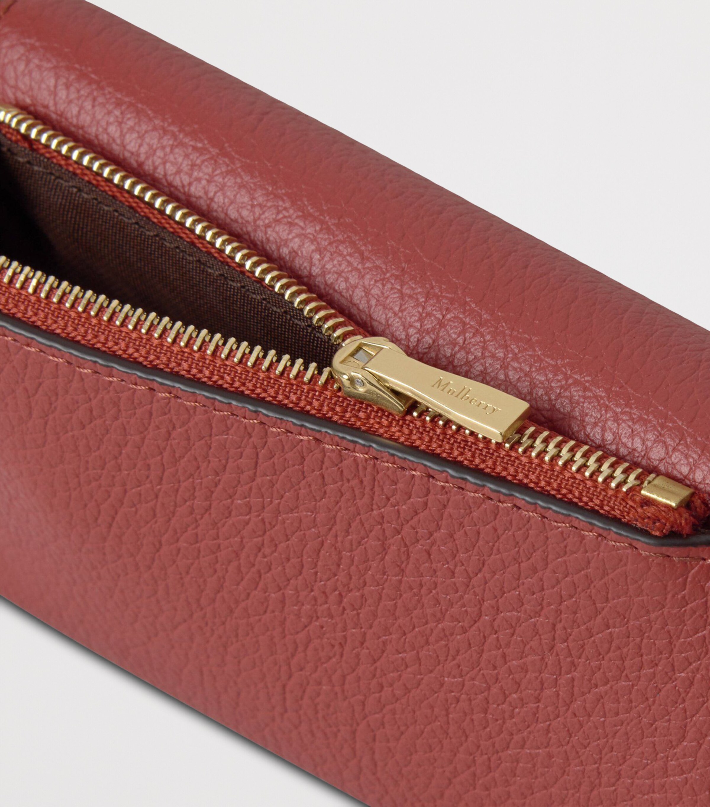 Mulberry Red Leather Folded Wallet | Harrods US