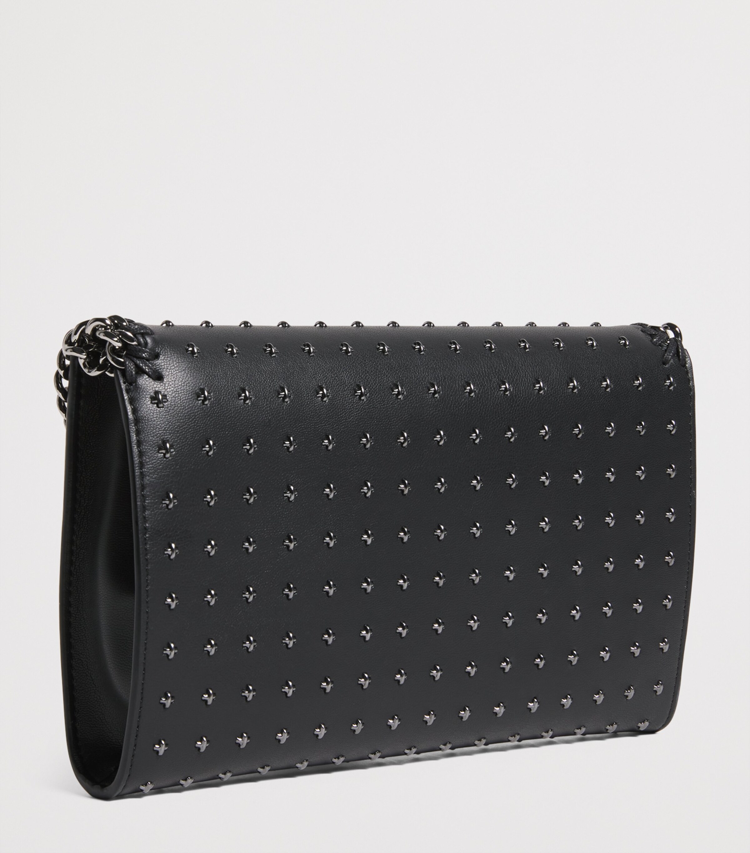 Stella McCartney Black Mini Star-Studded Falabella Cross-Body Bag ...