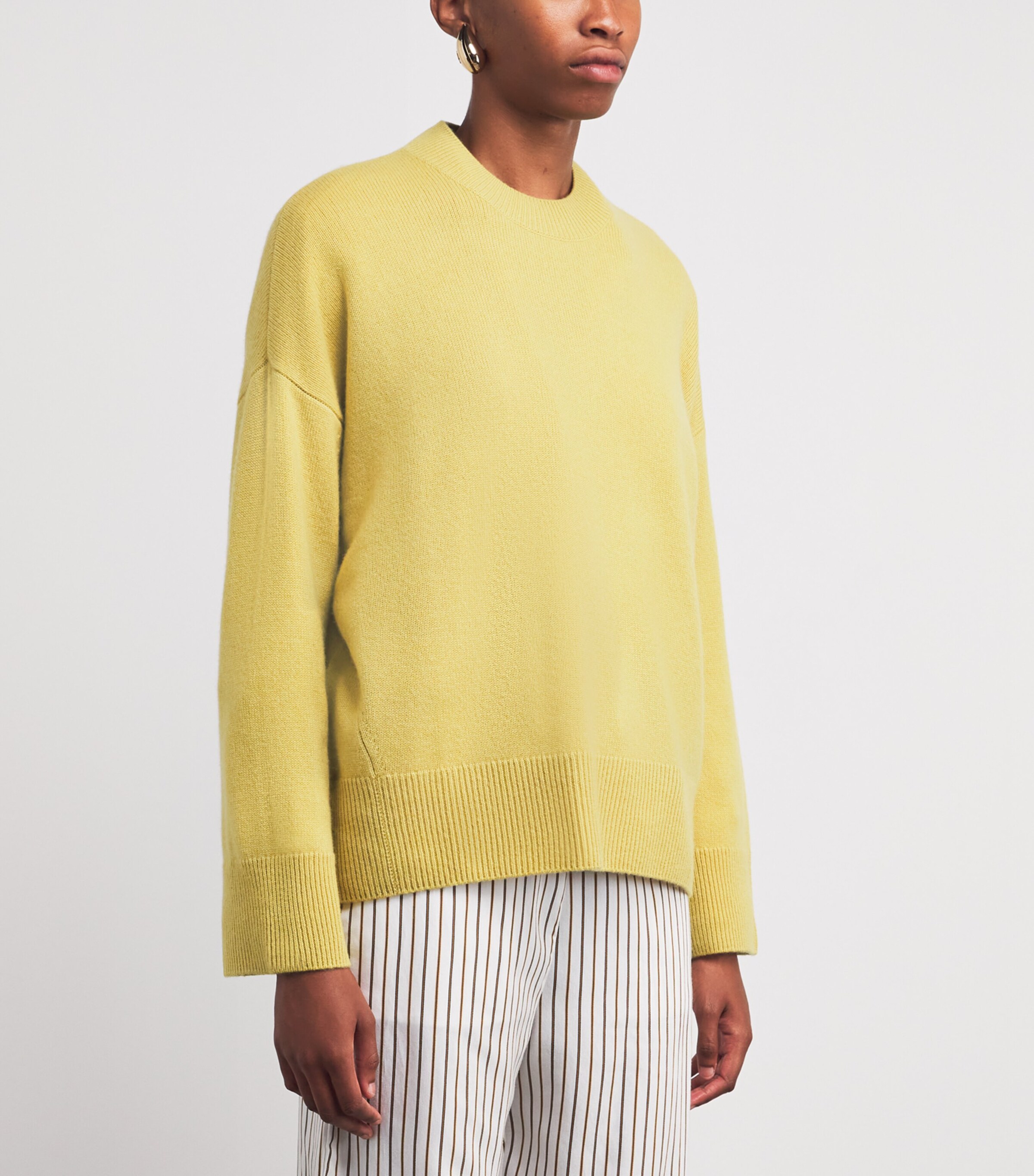 Le Kasha Yellow Organic Cashmere Norway Sweater | Harrods CA