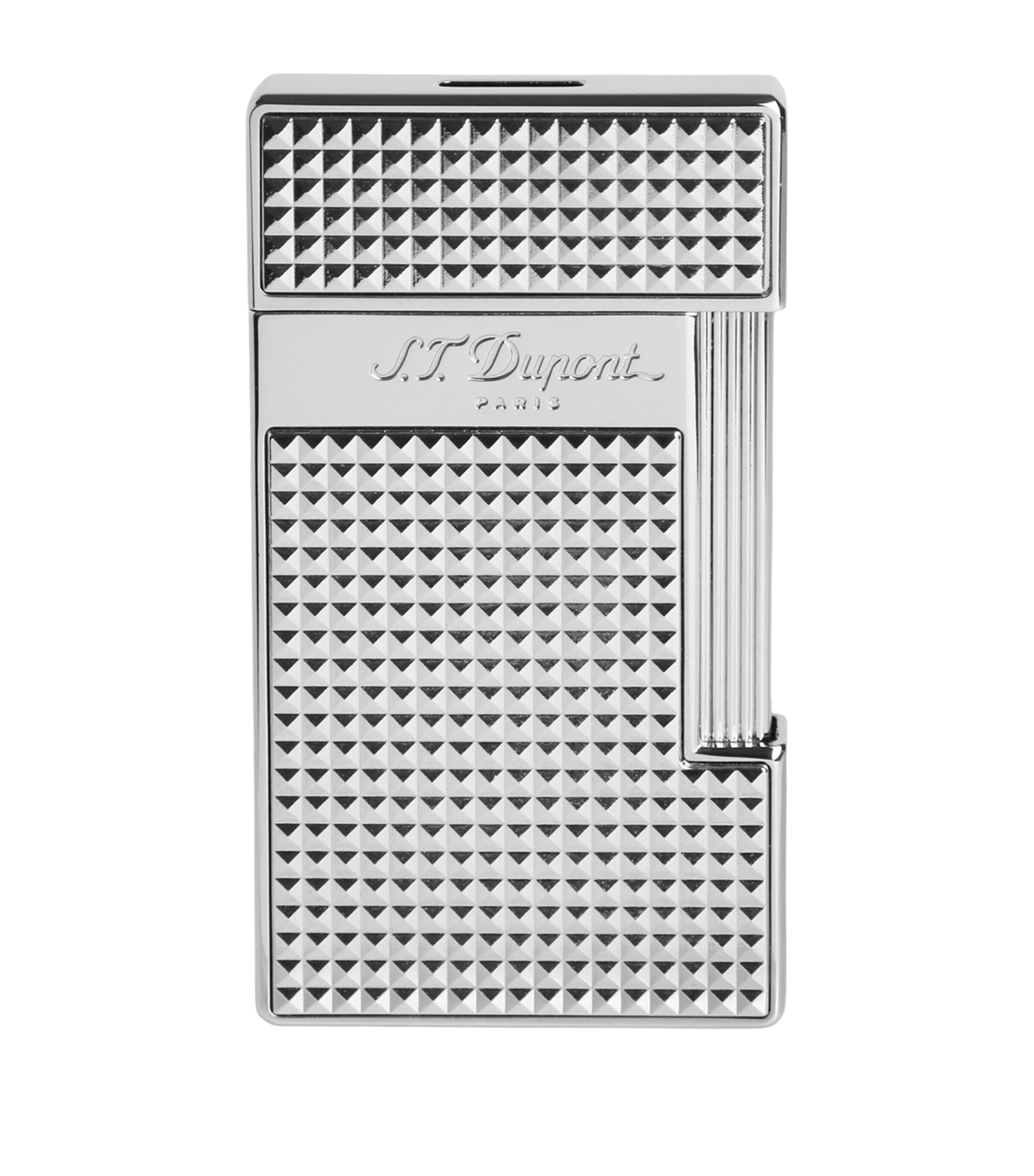 S.T. Dupont Chrome Slimmy Lighter | Harrods UK