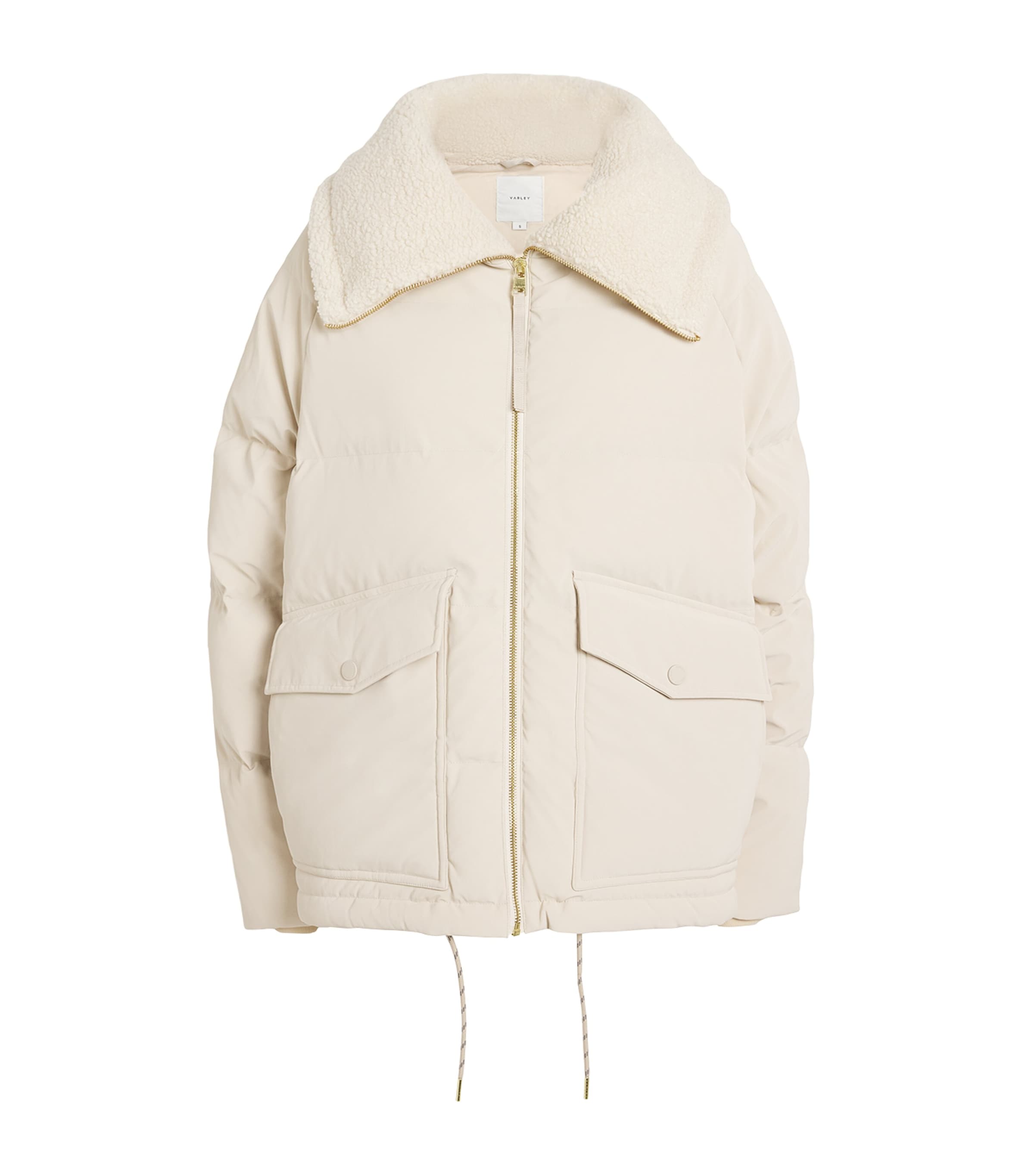 Varley Ivory Down Roseville Puffer Jacket | Harrods UK