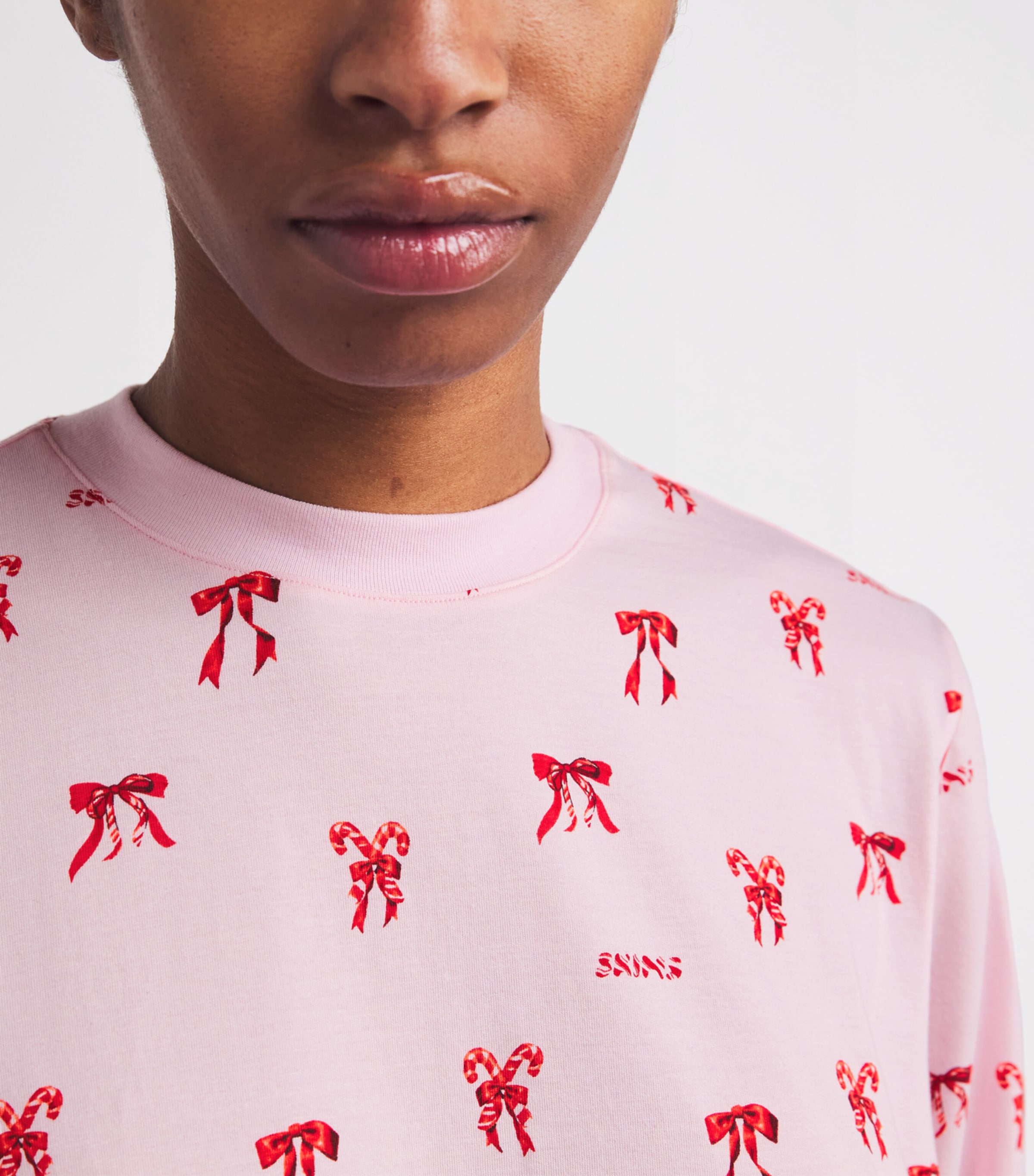 Skims Multi Boyfriend Long-Sleeve and Trouser Pyjama Set | Harrods SG