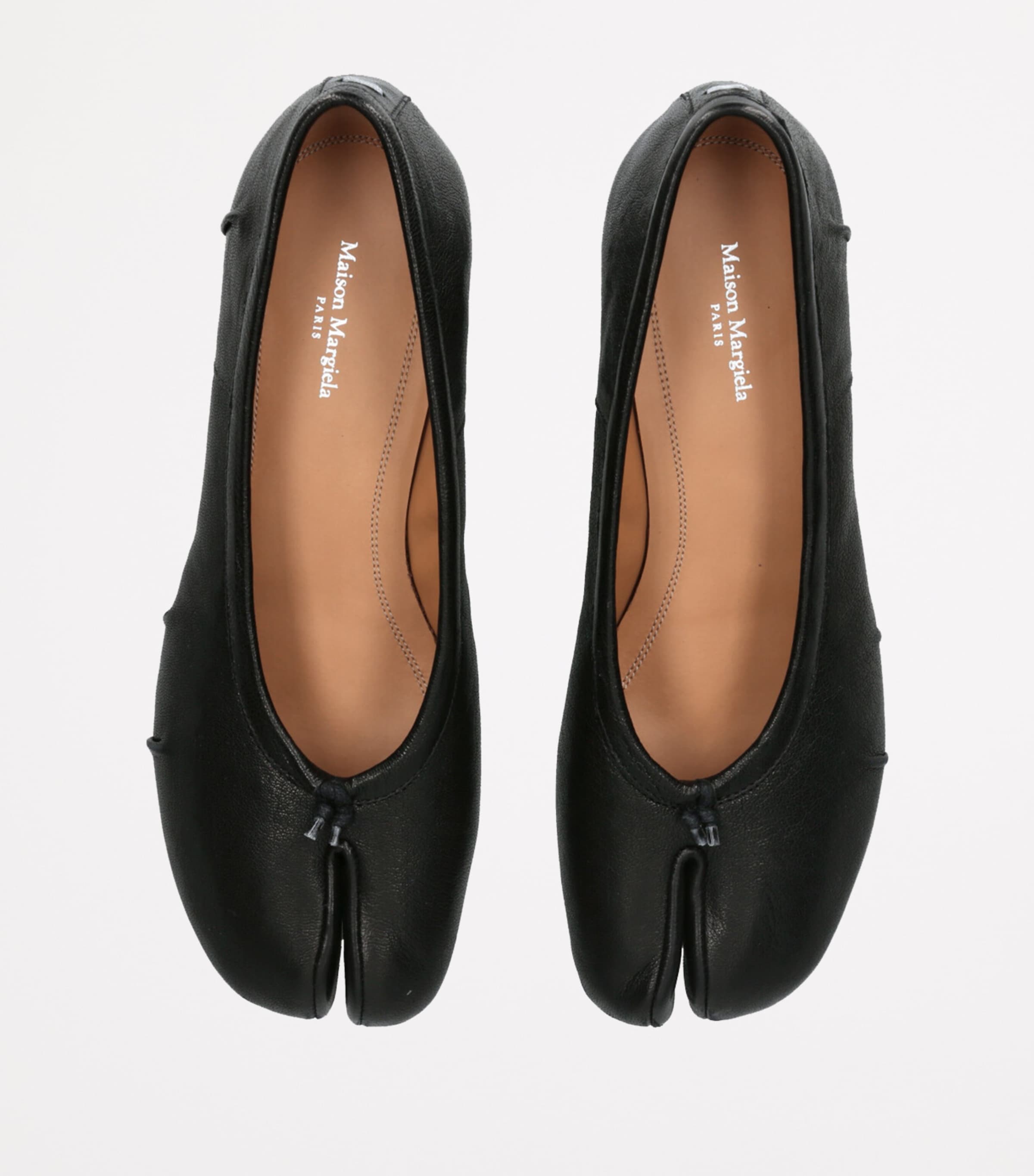 Maison Margiela Black Suede Tabi Ballerina Pumps 30 | Harrods UK