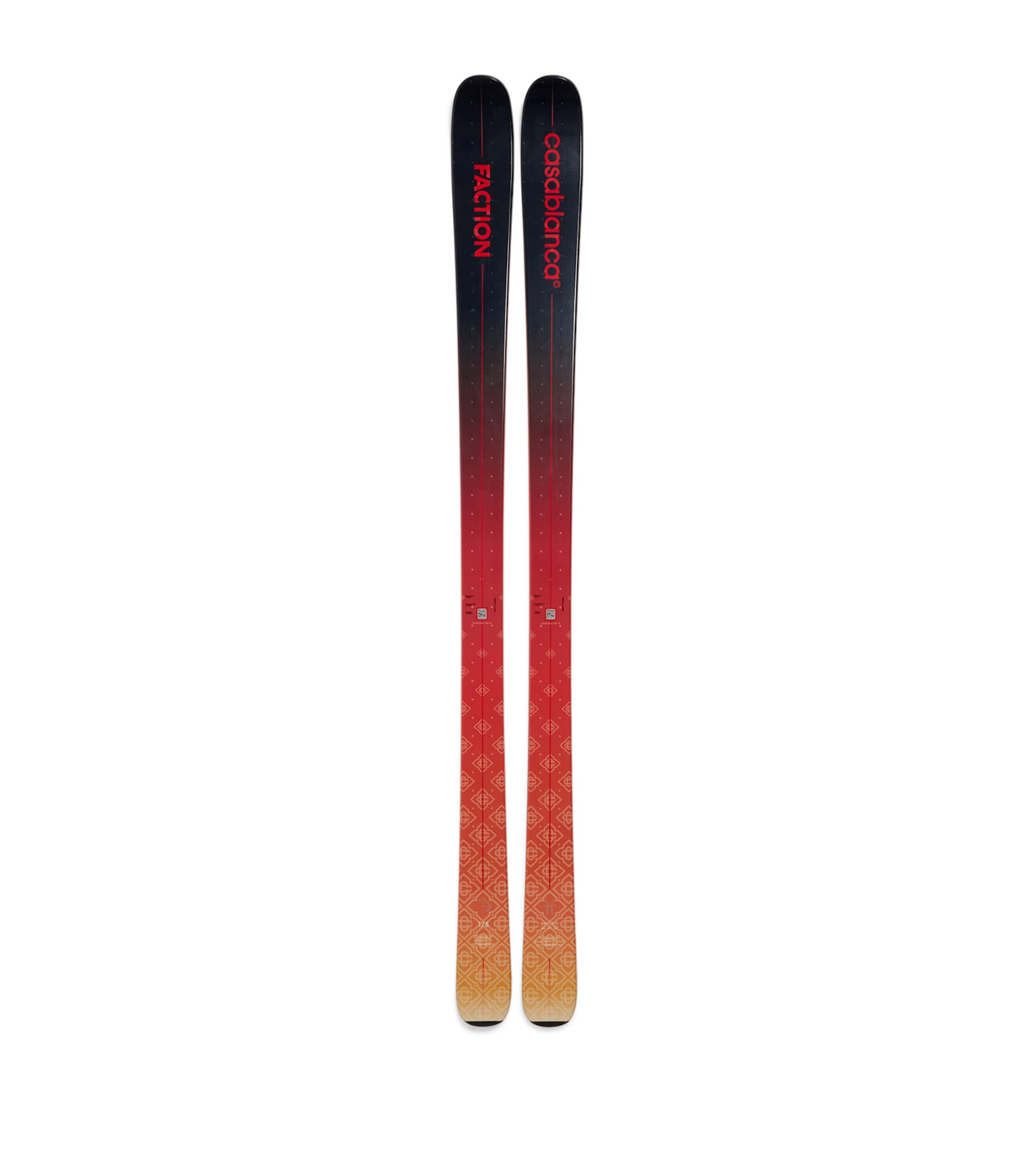 Casablanca Multi x Faction Fibreglass Gradient Dancer 79 Skis | Harrods JP