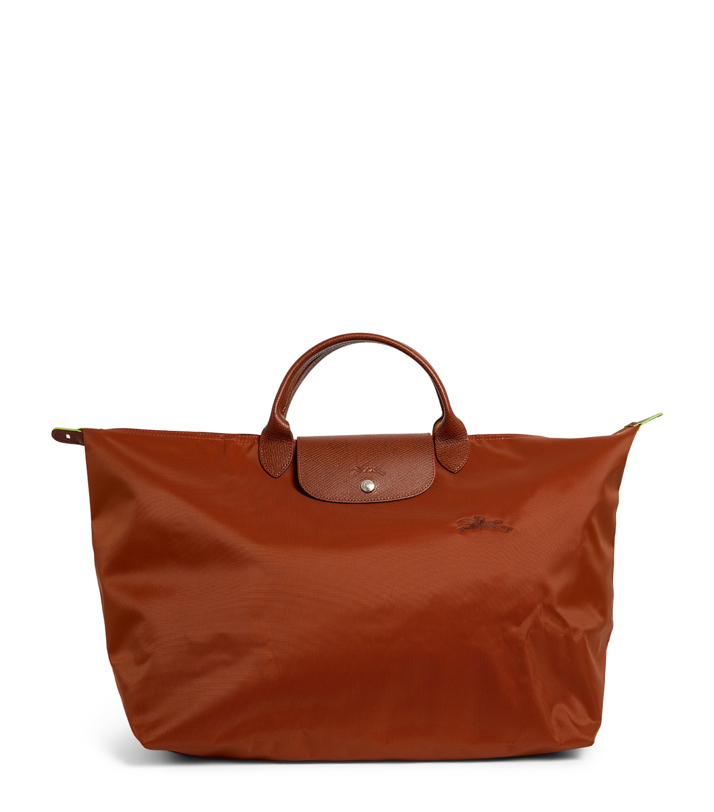Longchamp Brown Small Le Pliage Green Travel Bag | Harrods UK