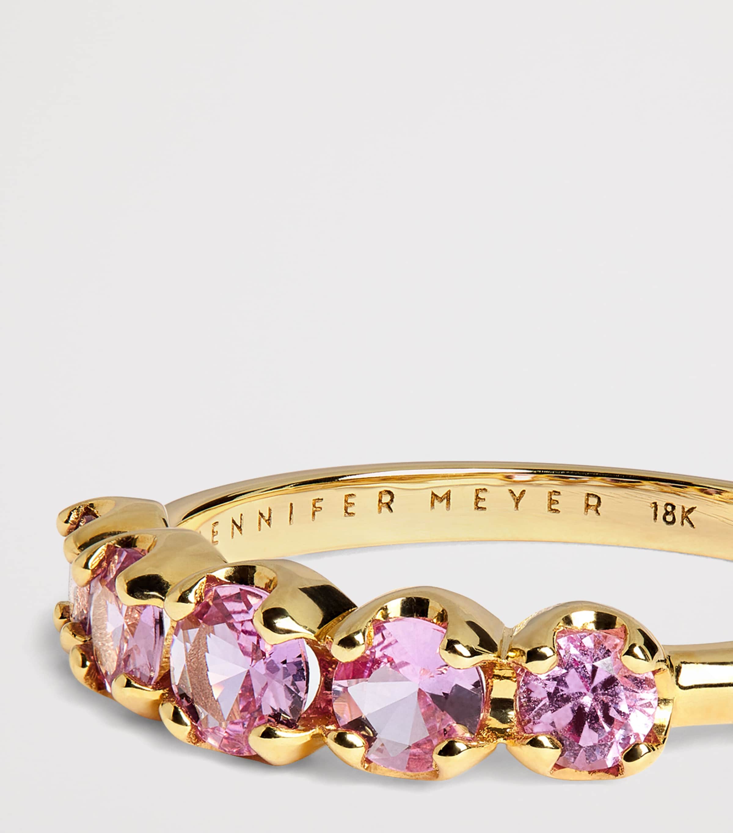 Jennifer Meyer Yellow Gold and Sapphire Graduated Ring | Harrods HK