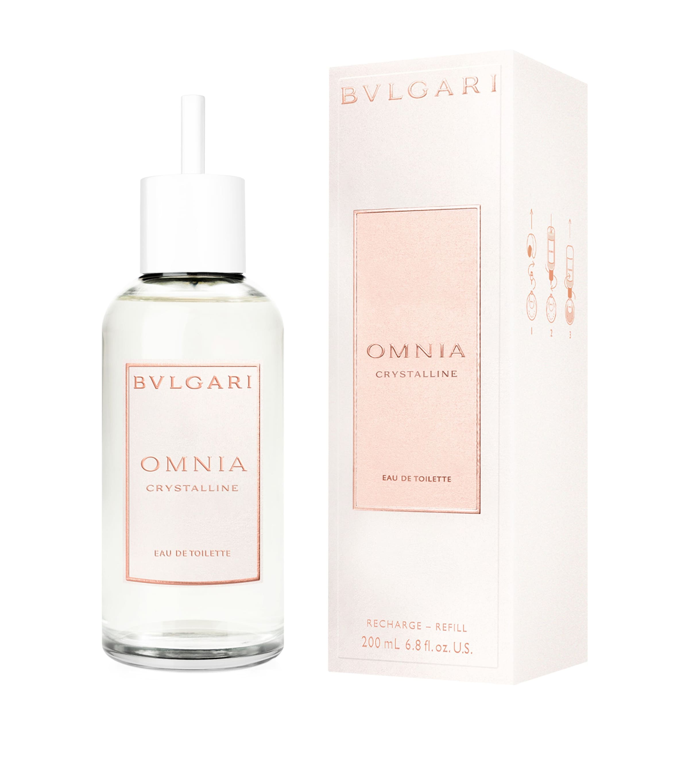Bvlgari Omnia Crystalline Eau de Toilette – Refill (200ml) | Harrods AU
