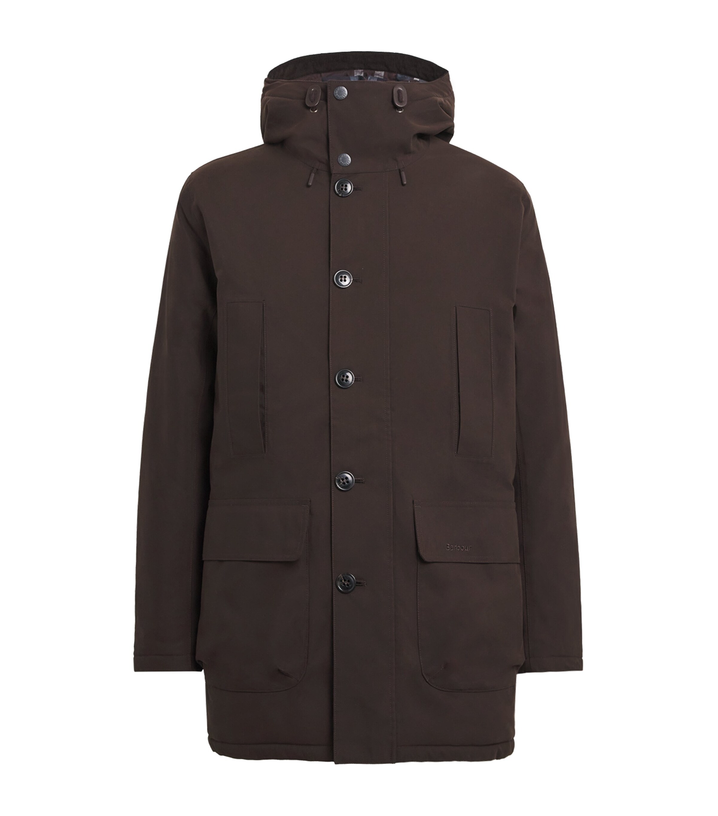 Barbour Black Winter Beaufort Waterproof Parka Coat | Harrods UK