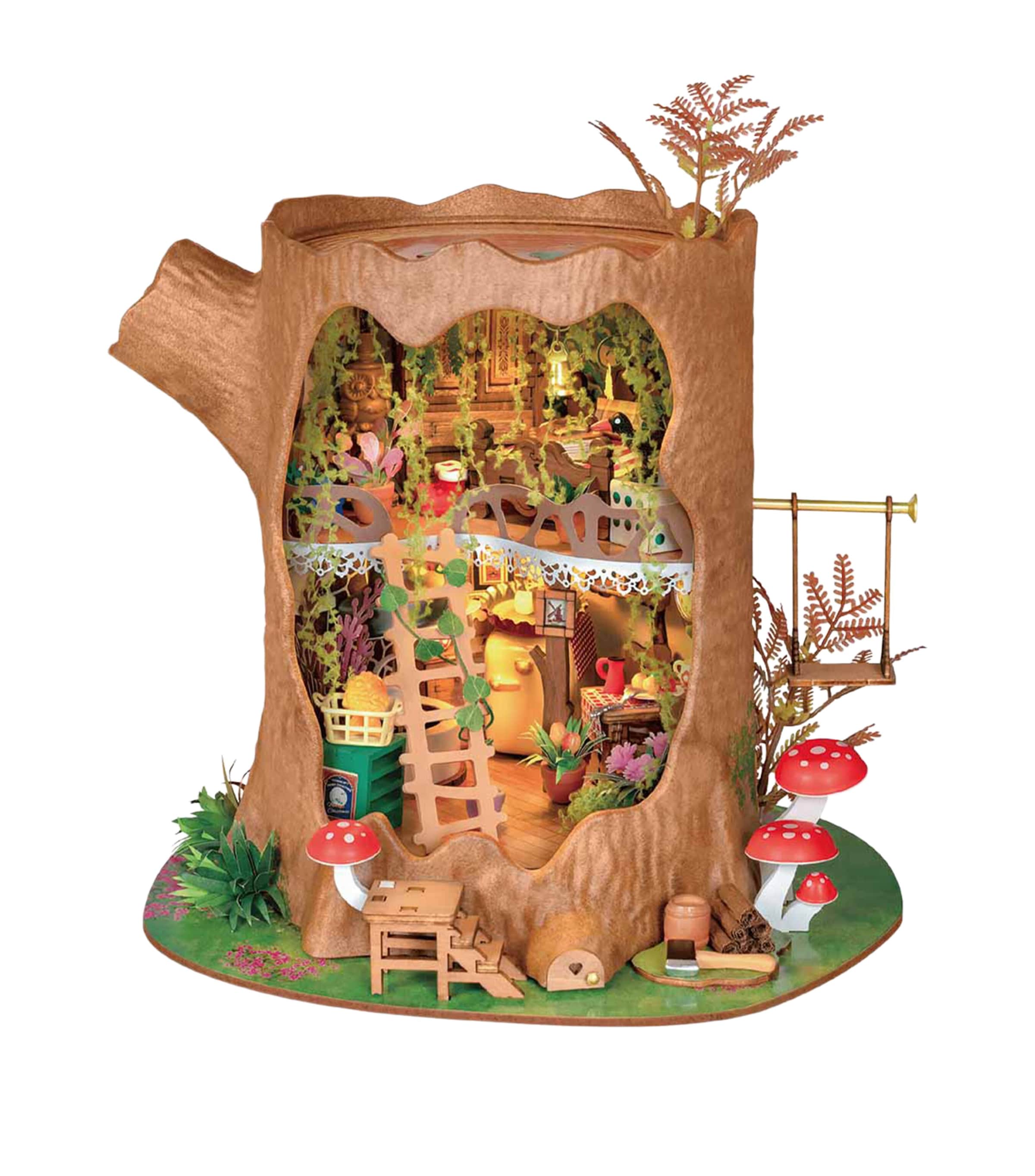 Robotime Rolife Fairytale Tree House DIY Miniature House Kit | Harrods IT