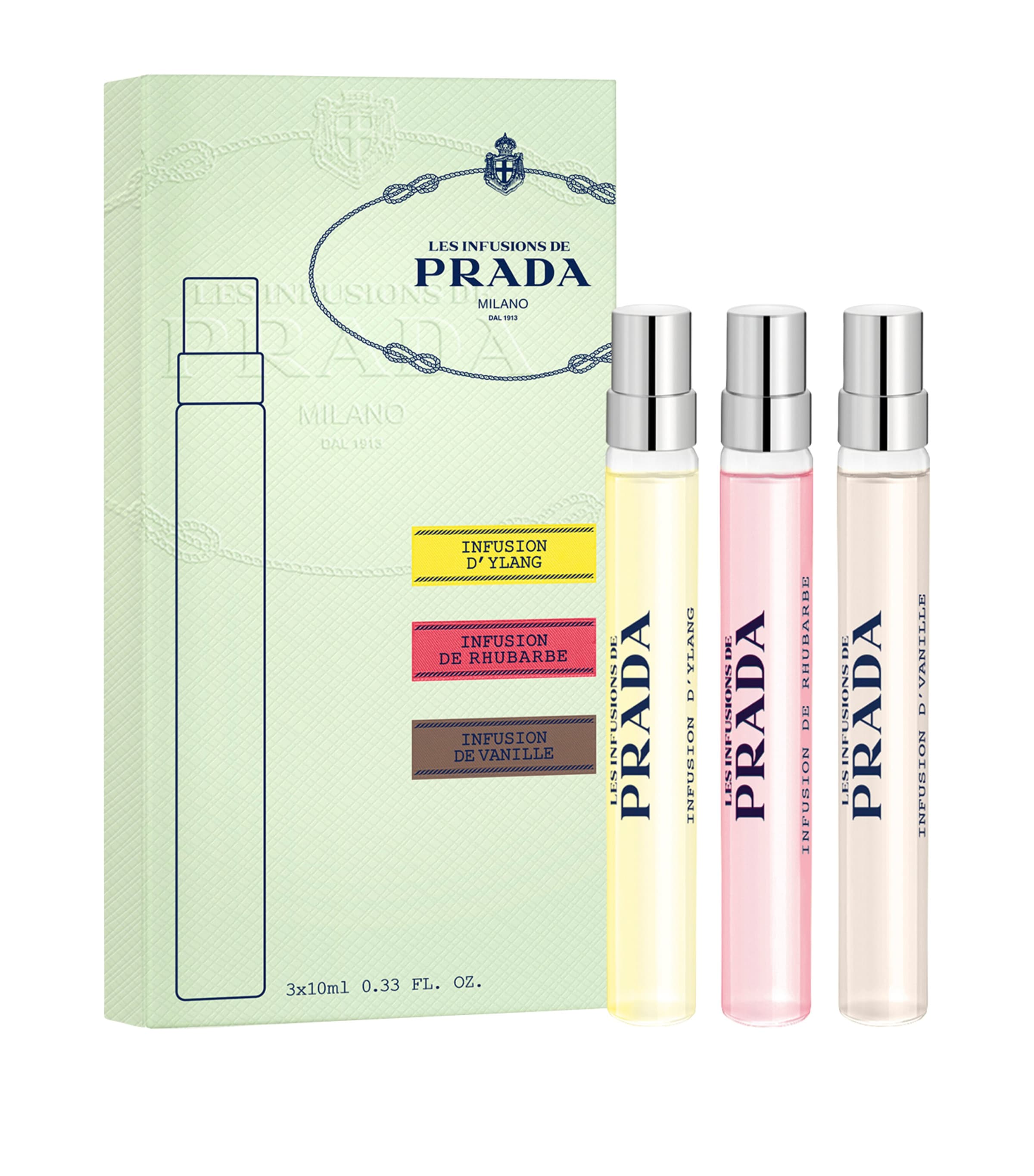 Prada Beauty Prada Les Infusions Travel Set (3 x 10ml) | Harrods UK