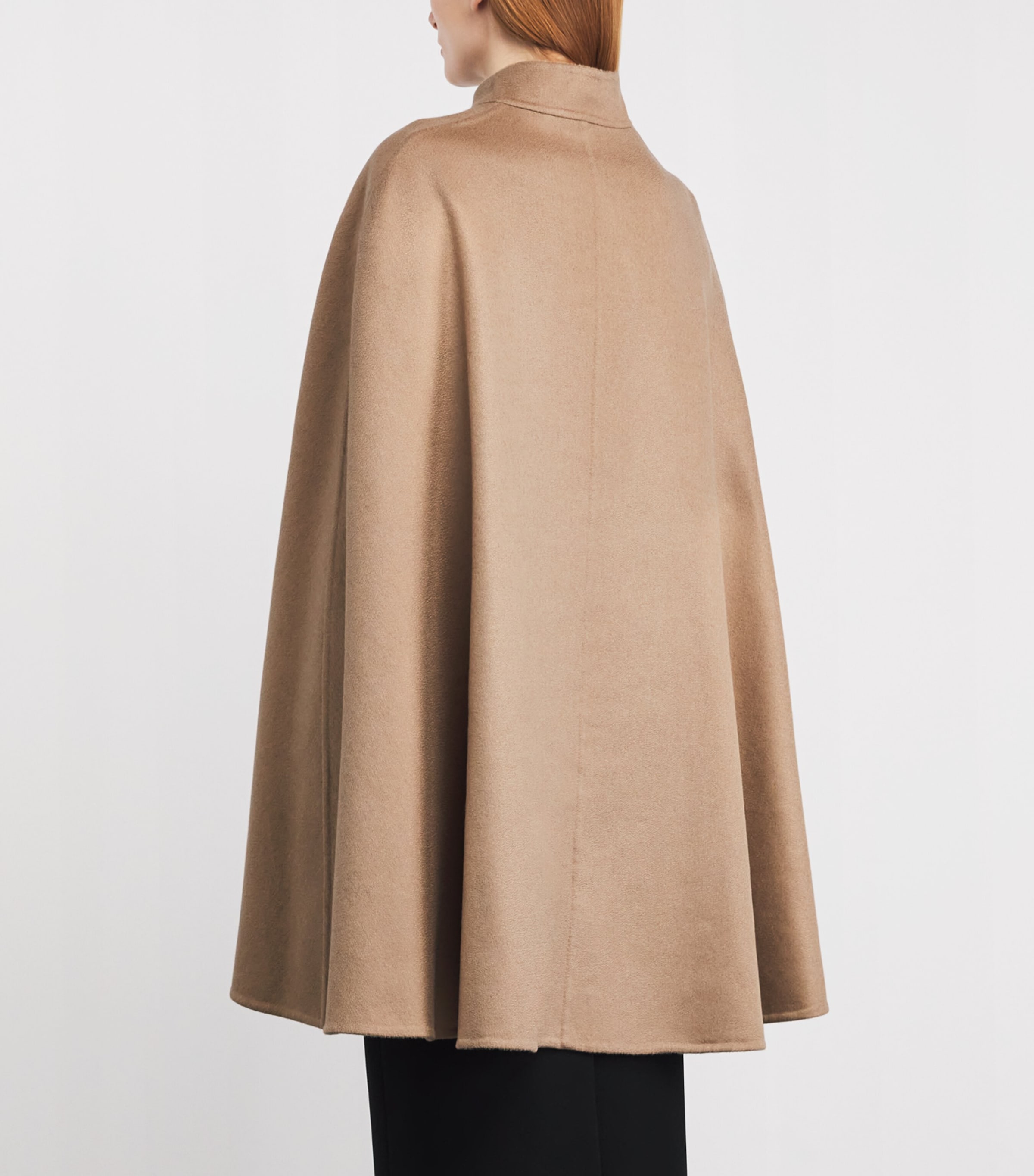 Kiton Beige Cashmere Cape Coat | Harrods US