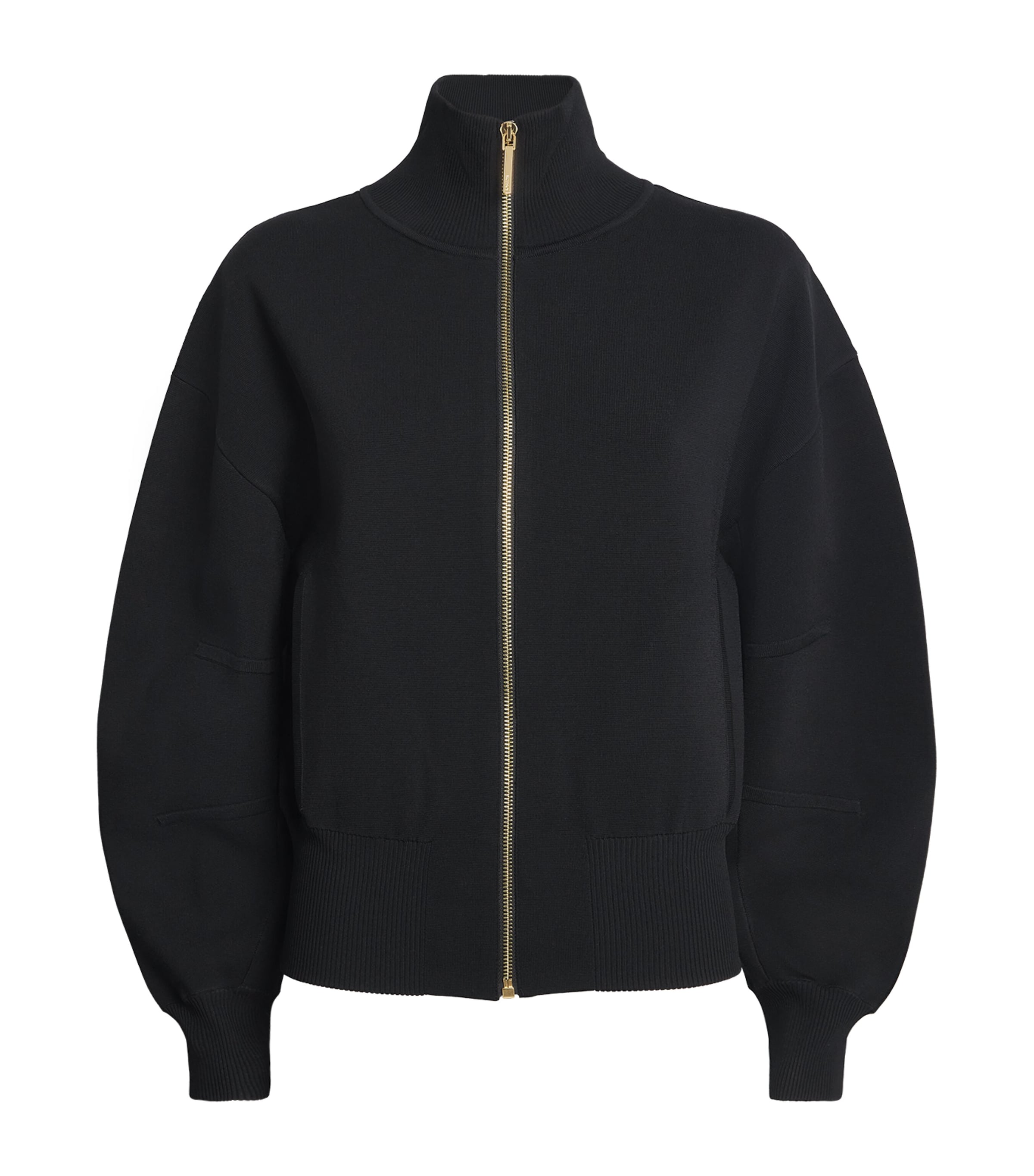 Joseph Black Milano-Knit Sable Bomber Jacket | Harrods CA