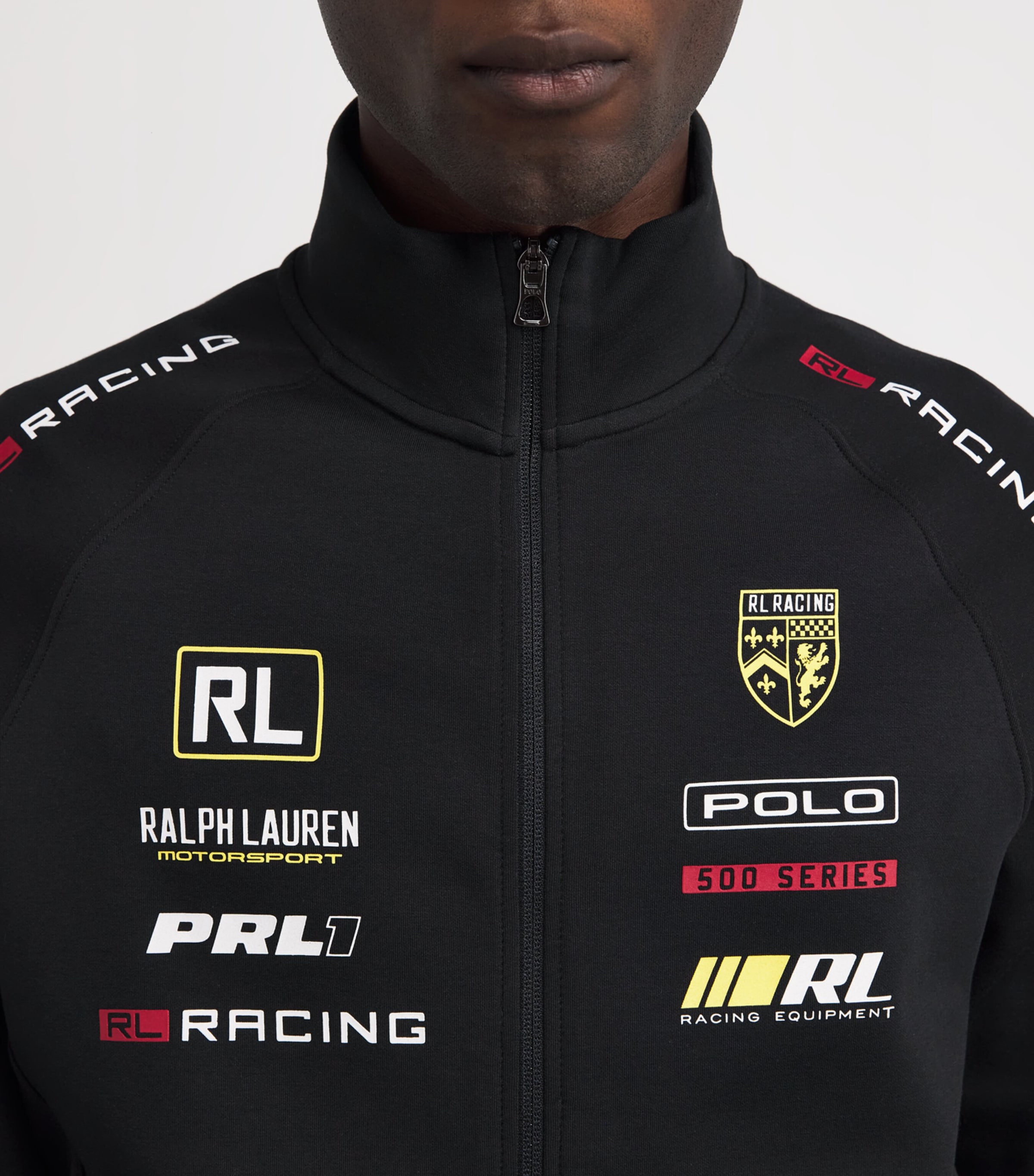 Polo Ralph Lauren Black Racing Logo Track Jacket | Harrods US