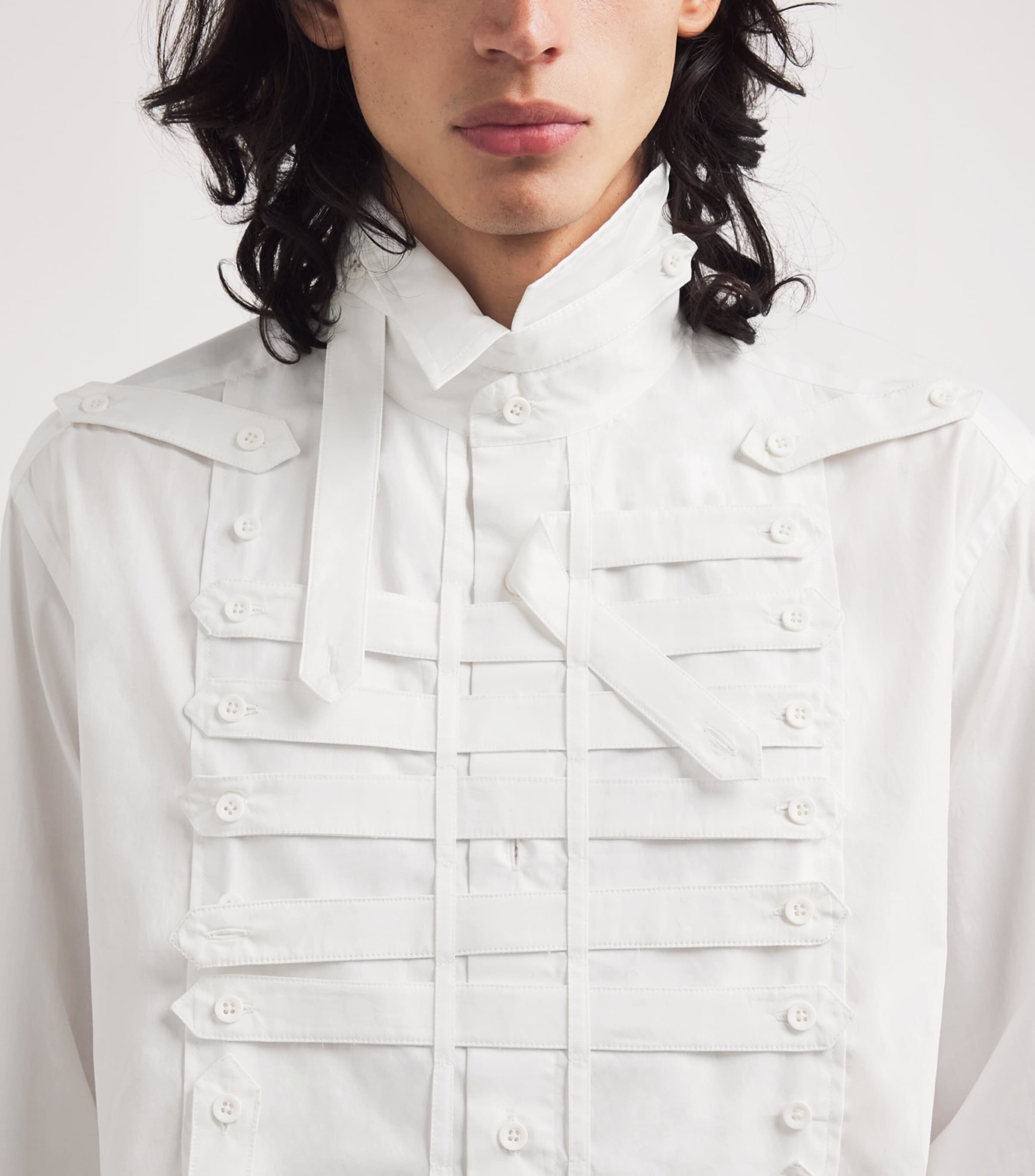 Craig Green White Cotton Multi Tab Shirt | Harrods US