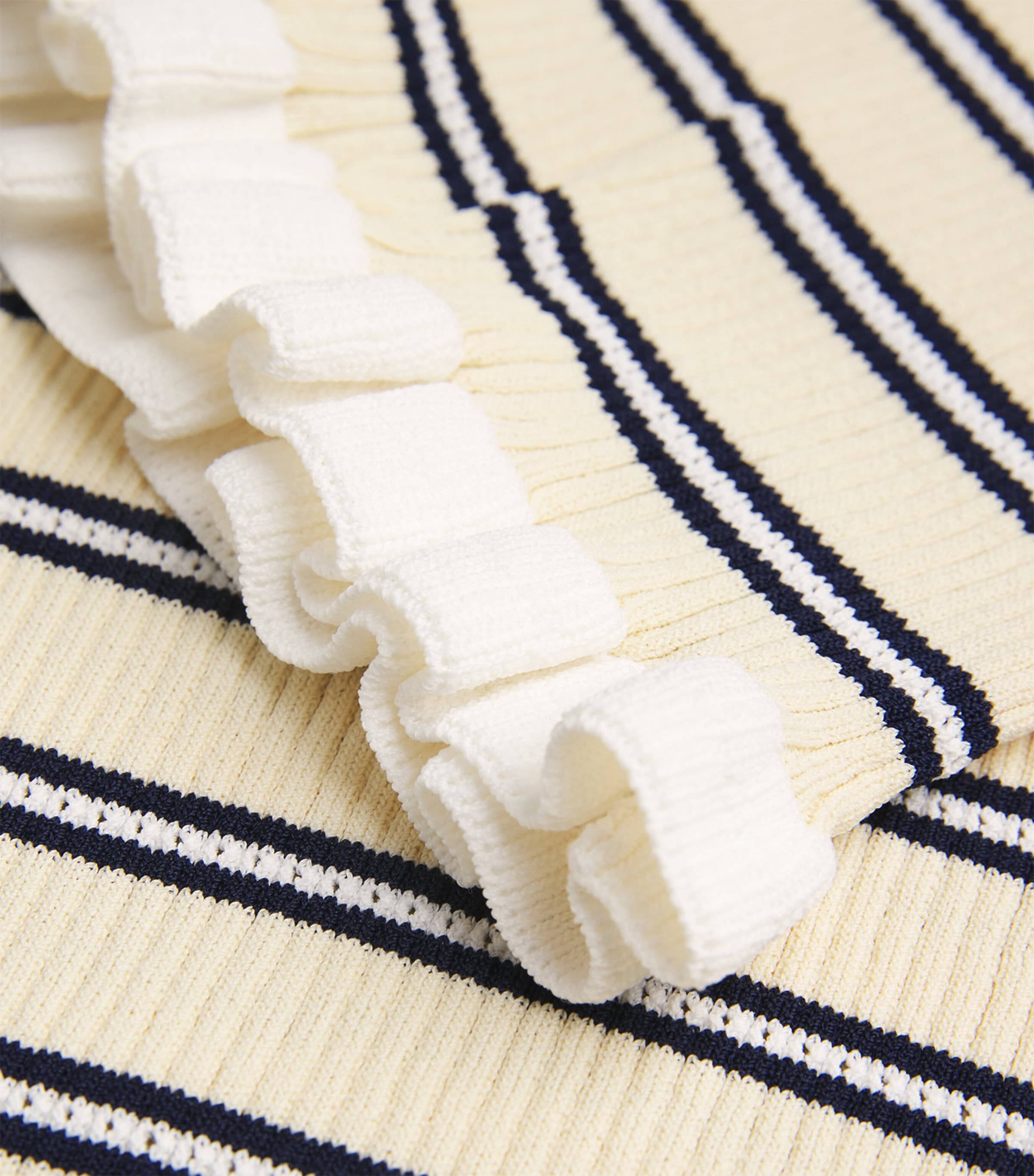 Claudie Pierlot Multi Ribbed Stripe Top | Harrods US