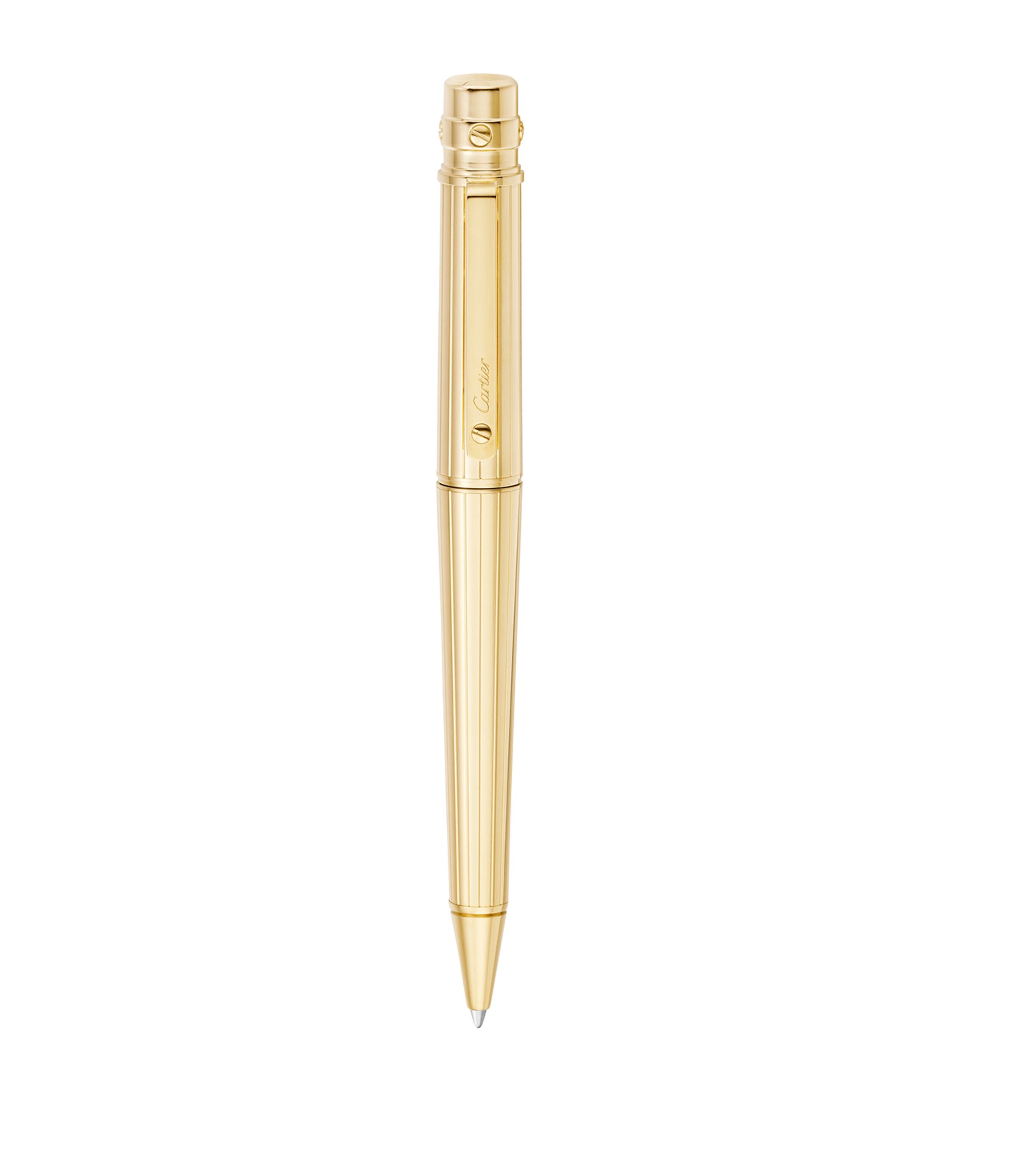 Cartier Santos de Cartier Ballpoint Pen | Harrods UK