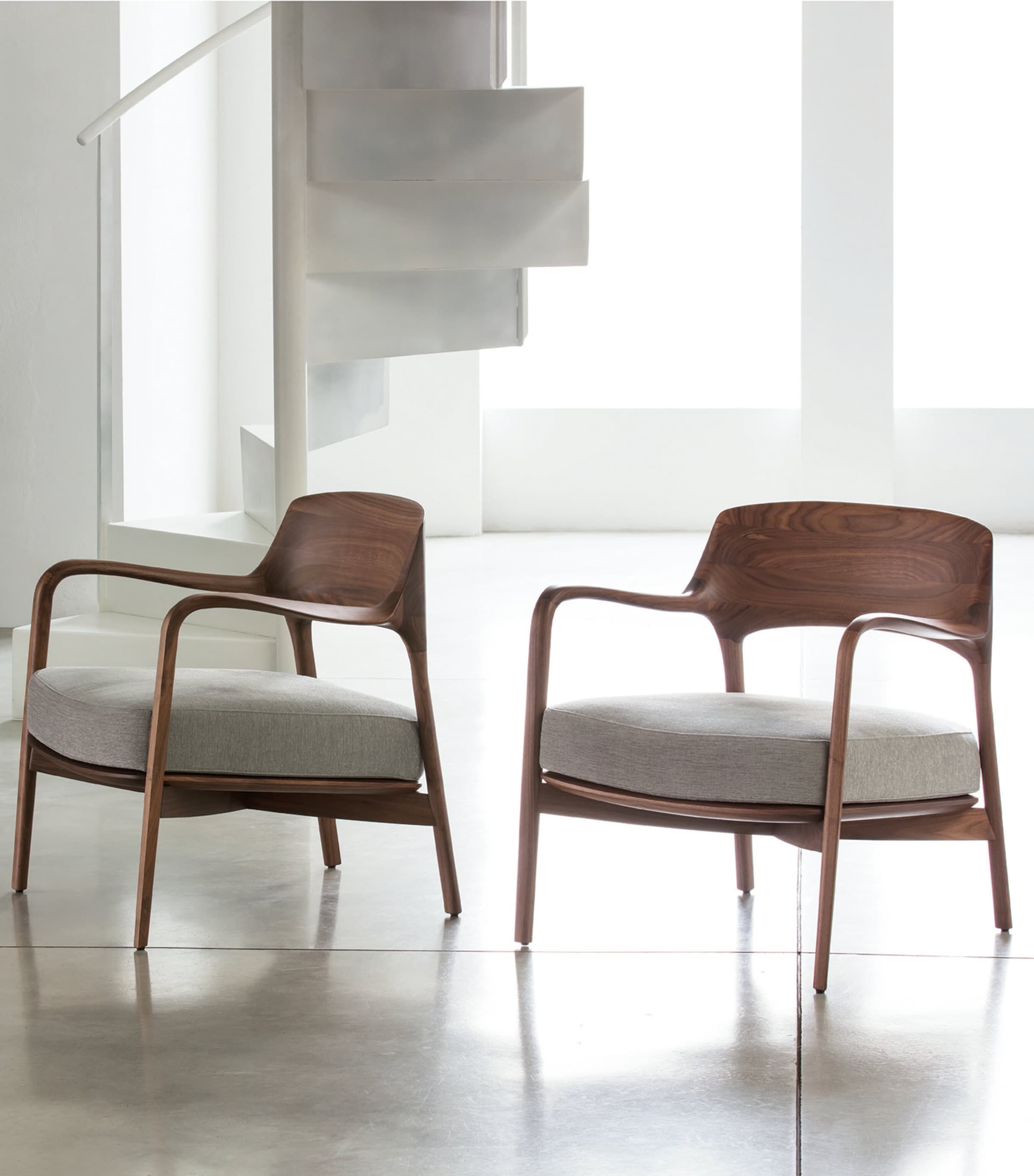 Porada Walnut Louis Armchair | Harrods US