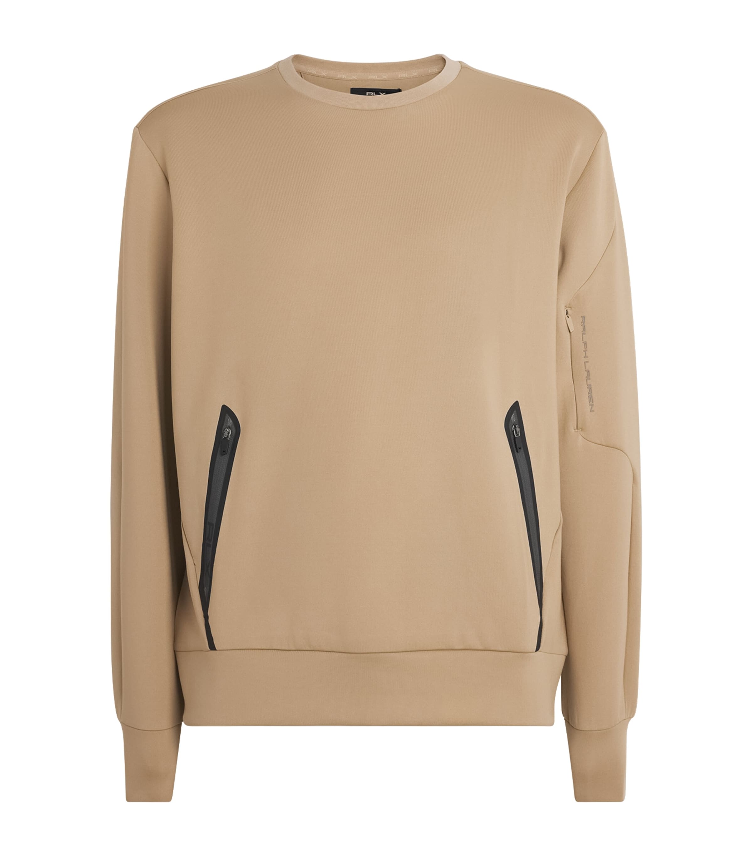 RLX Ralph Lauren Green Fleece Crew-Neck Sweater | Harrods UK